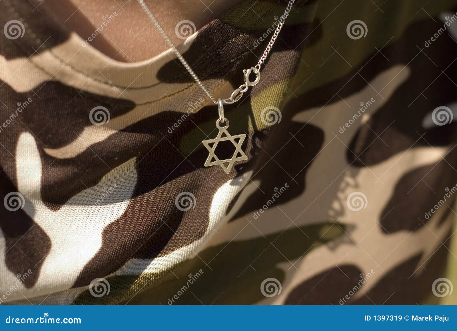 The Star of David stock image. Image of grass, camouflage - 1397319
