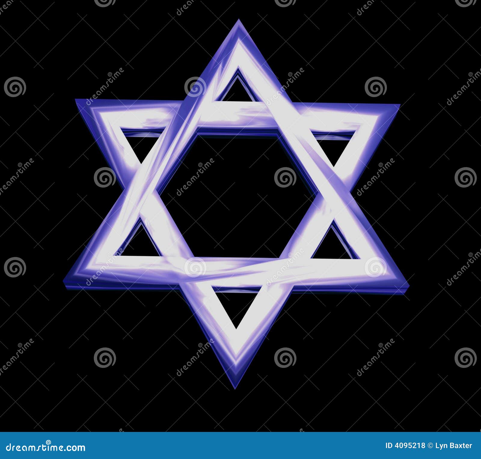 Star of David stock illustration. Illustration of blue - 4095218