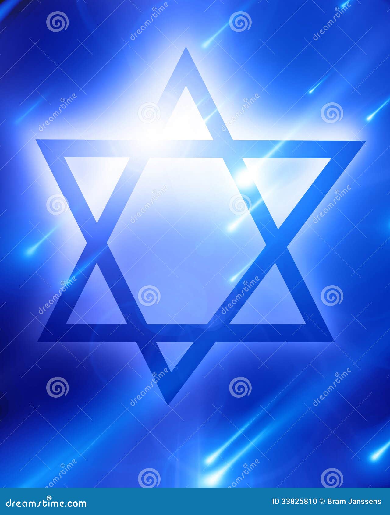 Star of david stock illustration. Illustration of design - 33825810