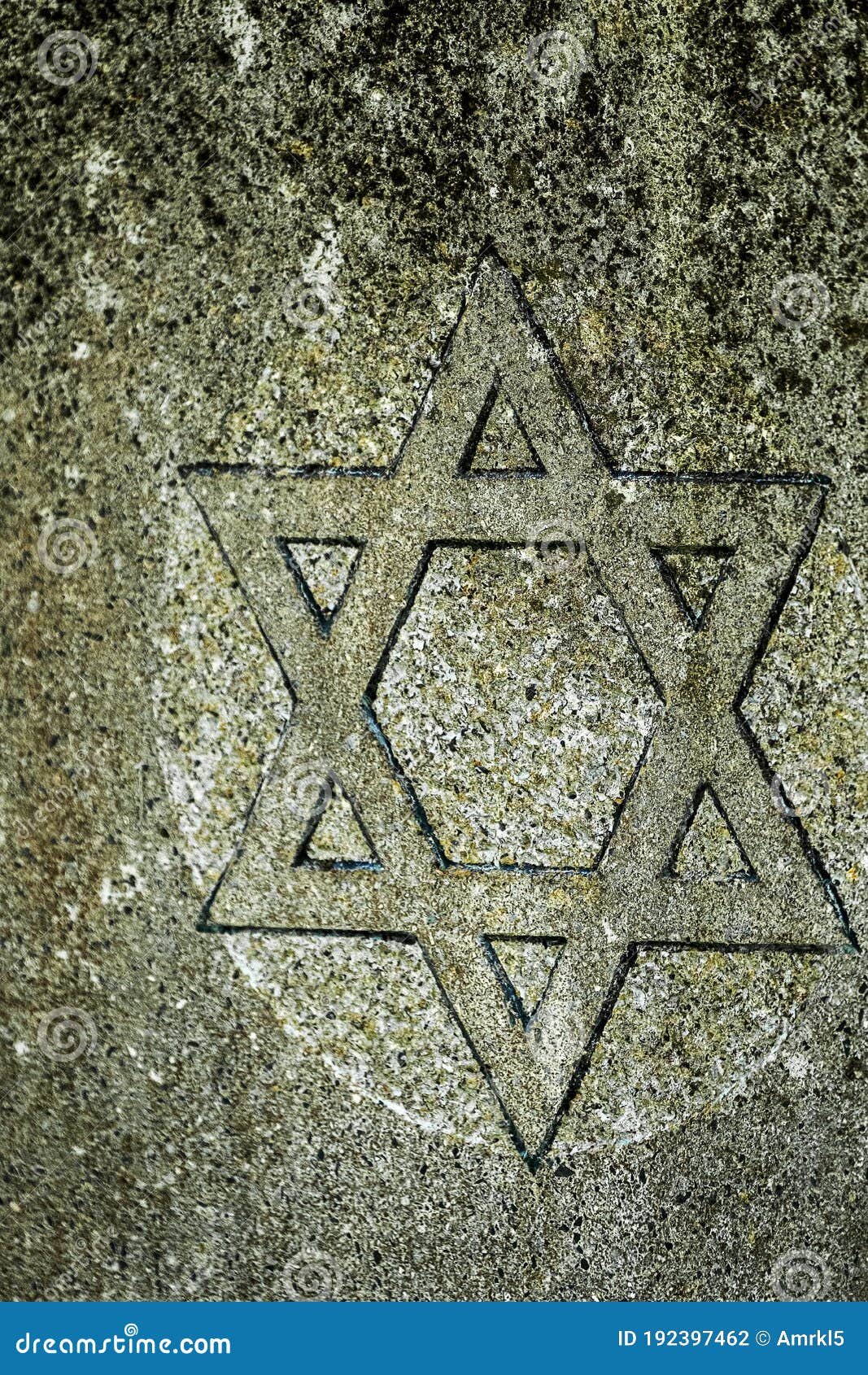 Star of David Carved into a Wall Stock Photo - Image of engraving ...