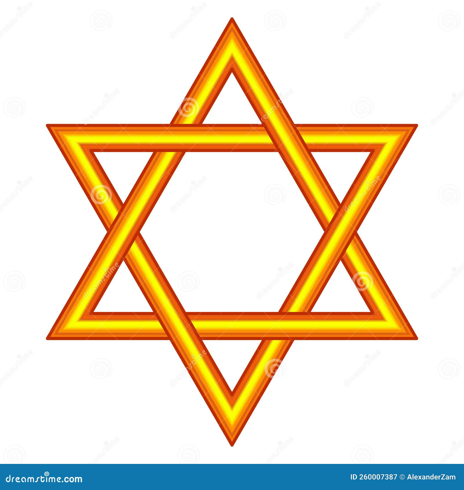Star of David stock vector. Illustration of emblem, hexagram - 260007387