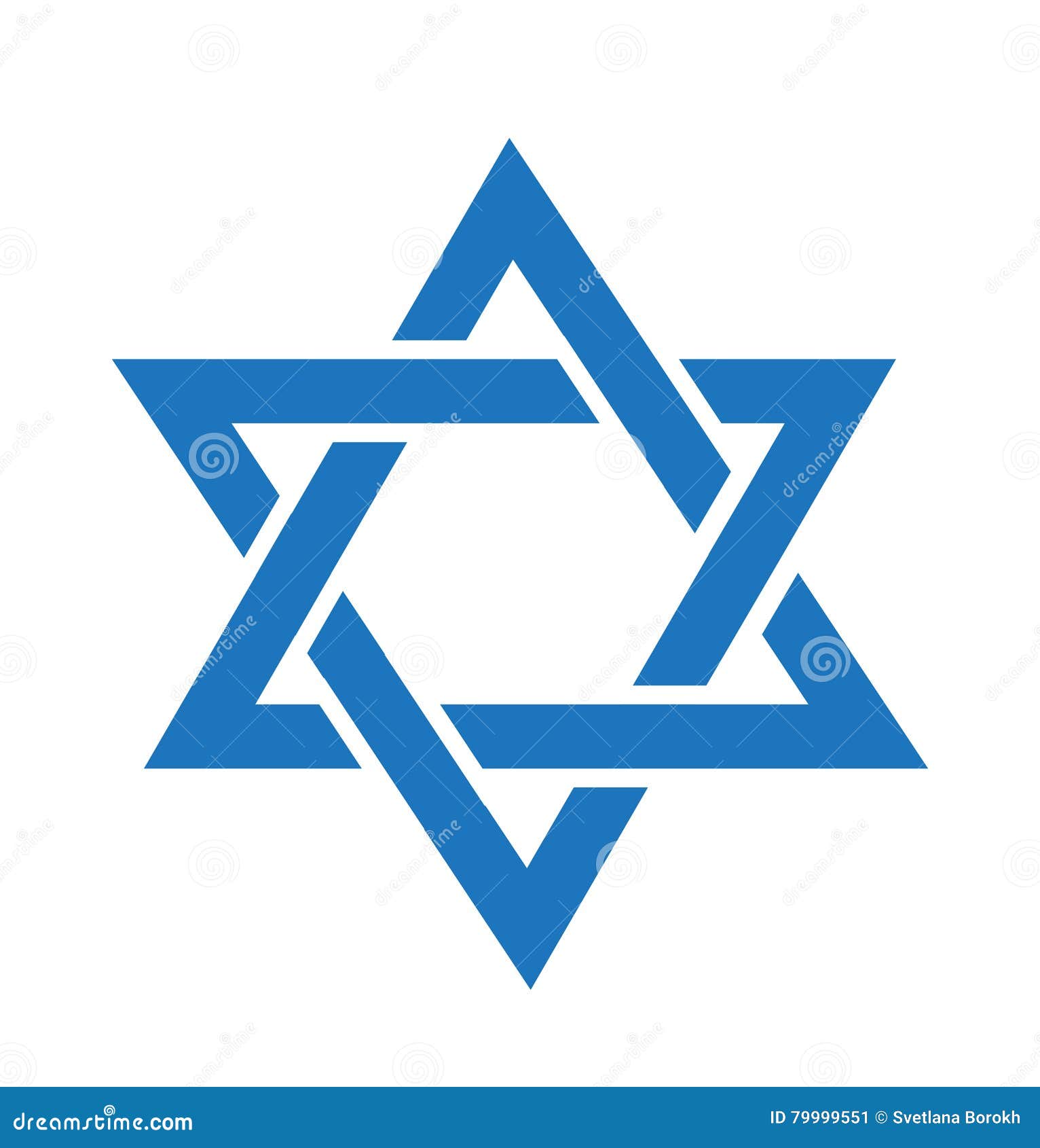 Star of David Icon. Star of David Flat Style. Star of David Isolated on ...