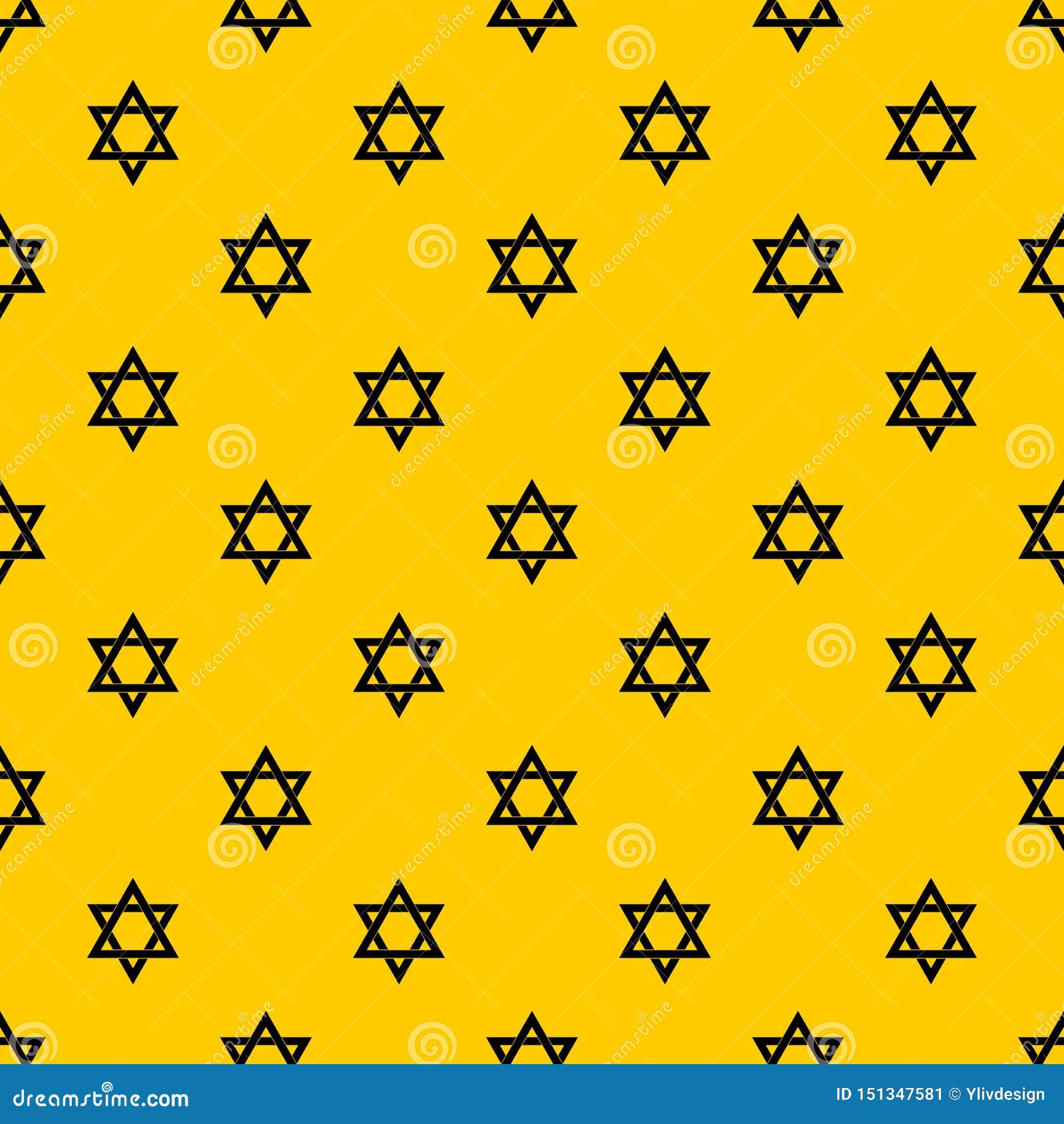 Star of David Pattern Vector Stock Vector - Illustration of graphic ...