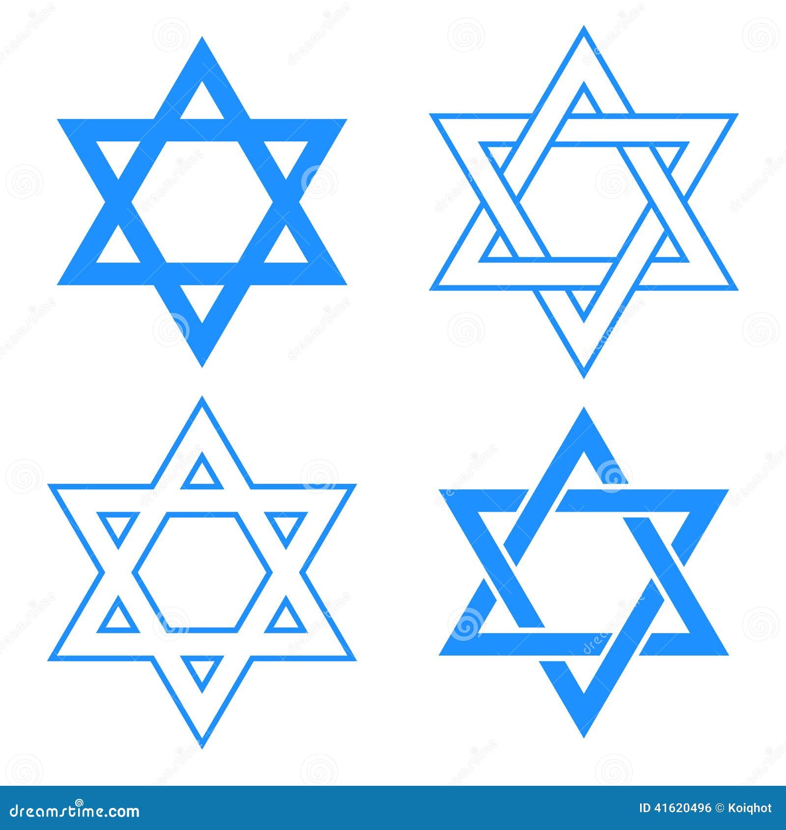 Star of david symbol stock vector. Illustration of icon - 41620496