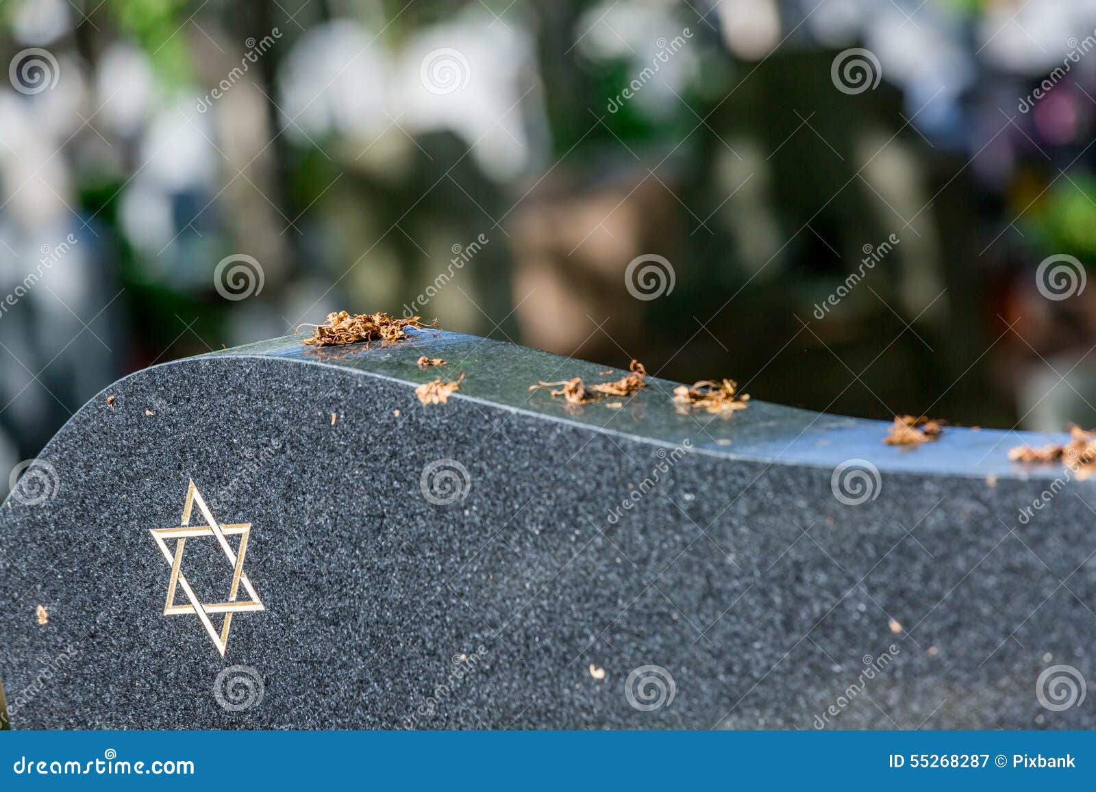 Star of David on the Tombstone Stock Image - Image of grave, customs ...