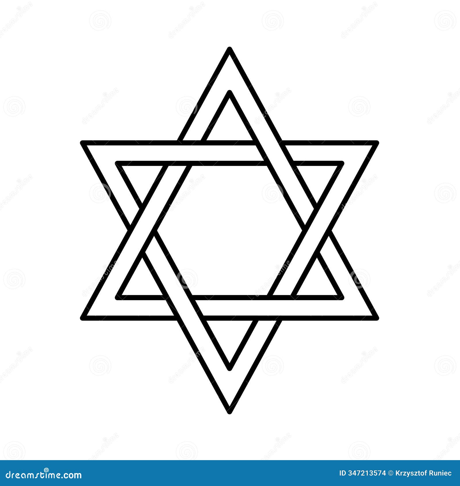 Star of david vector stock illustration. Illustration of shape - 347213574