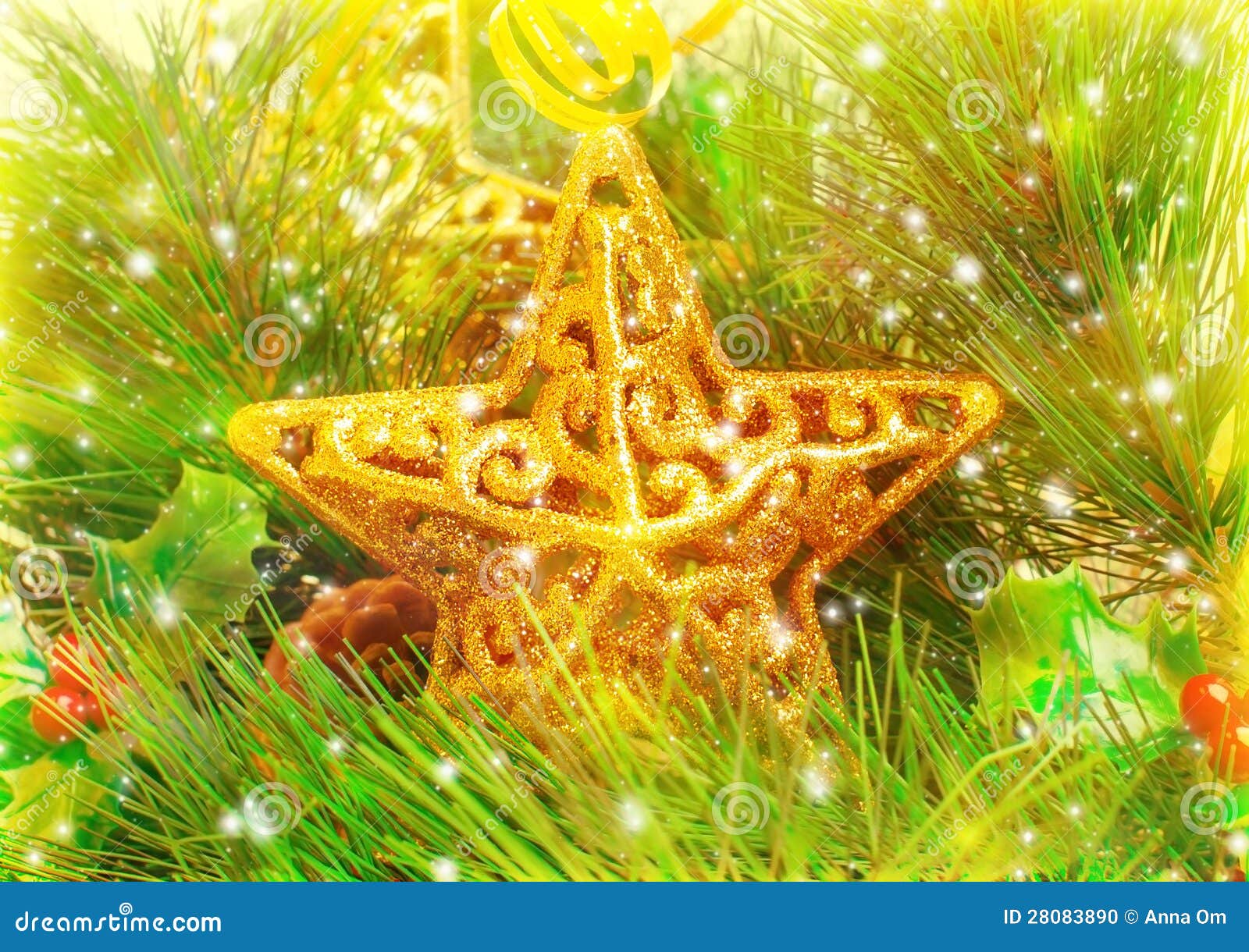 Star decorations stock photo. Image of christmastime - 28083890
