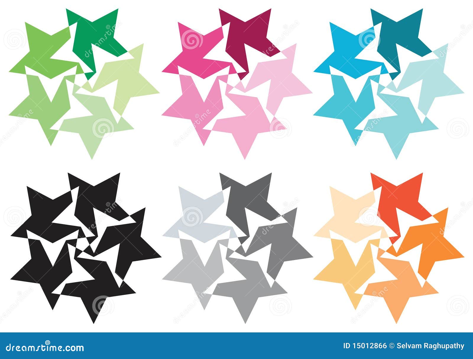 Star design stock vector. Illustration of line, bloom - 15012866