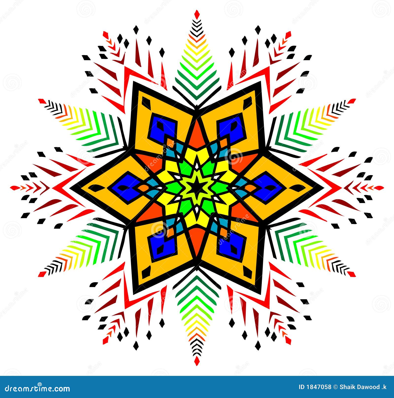 Star design illustration stock vector. Illustration of border - 1847058