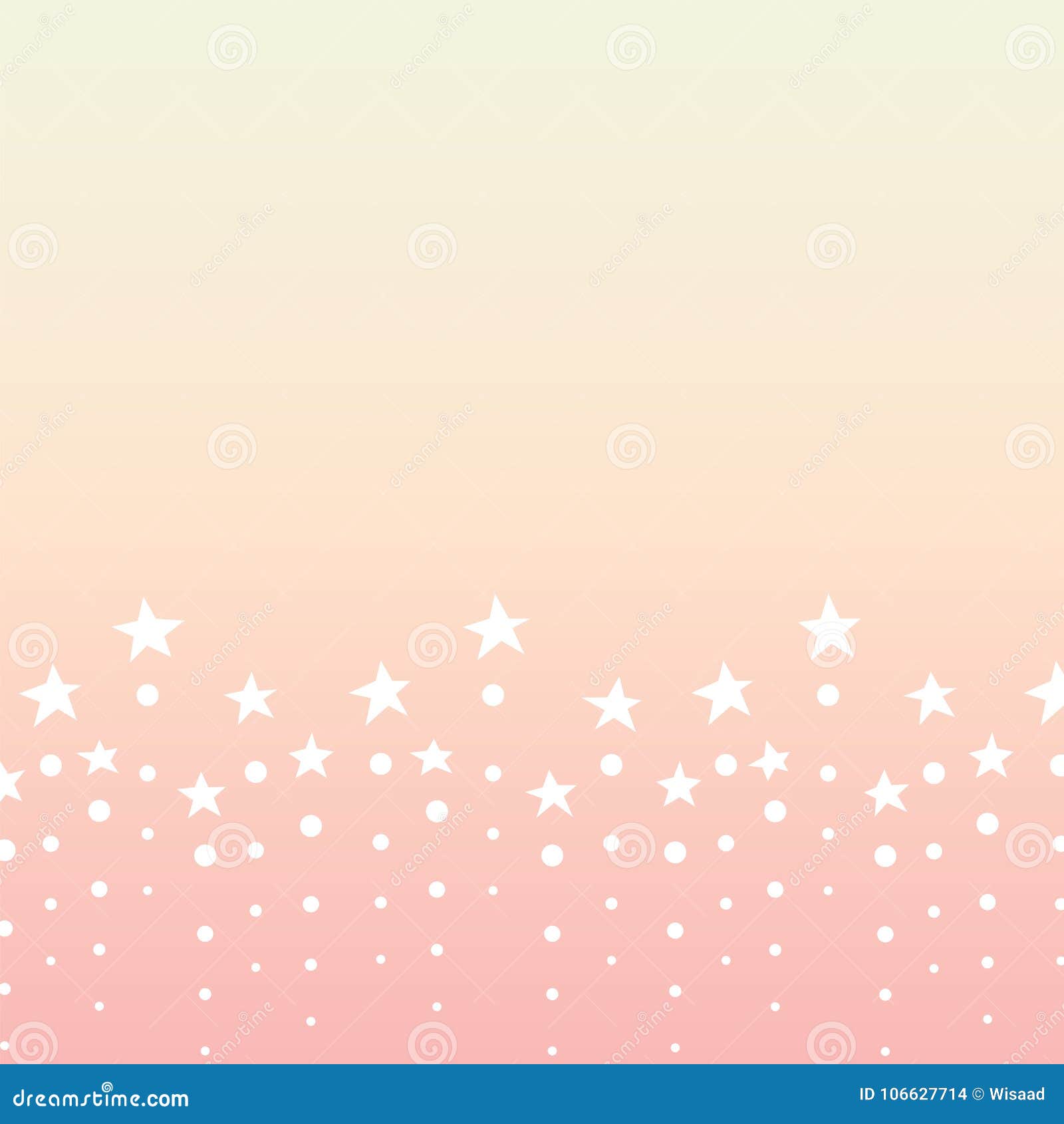 Star Dot Line Bottom Abstract Orange Background Stock Vector ...