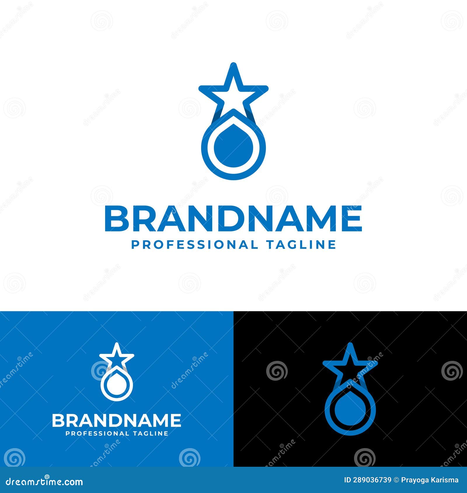 Star Drop Logo stock vector. Illustration of liquid - 289036739