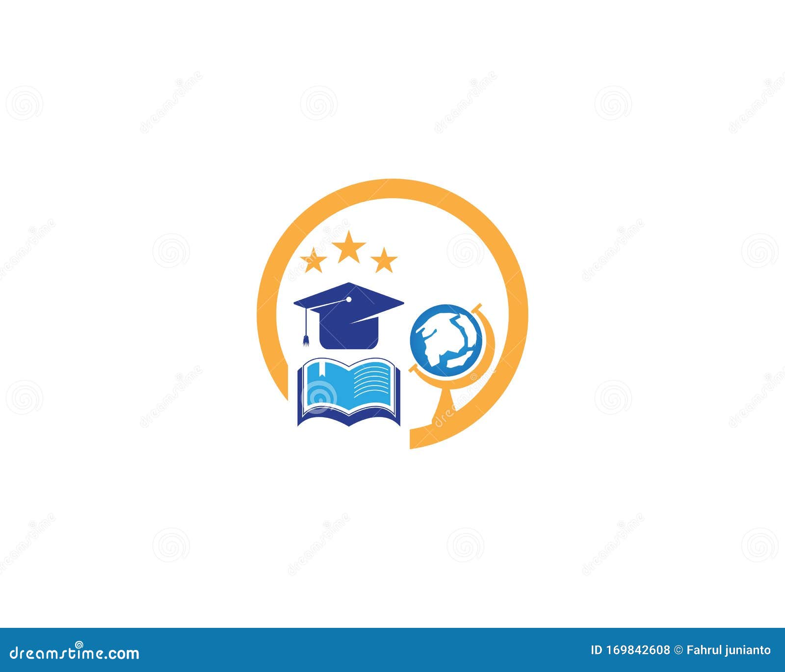 Star Education Logo Design Vector Stock Illustration - Illustration of ...