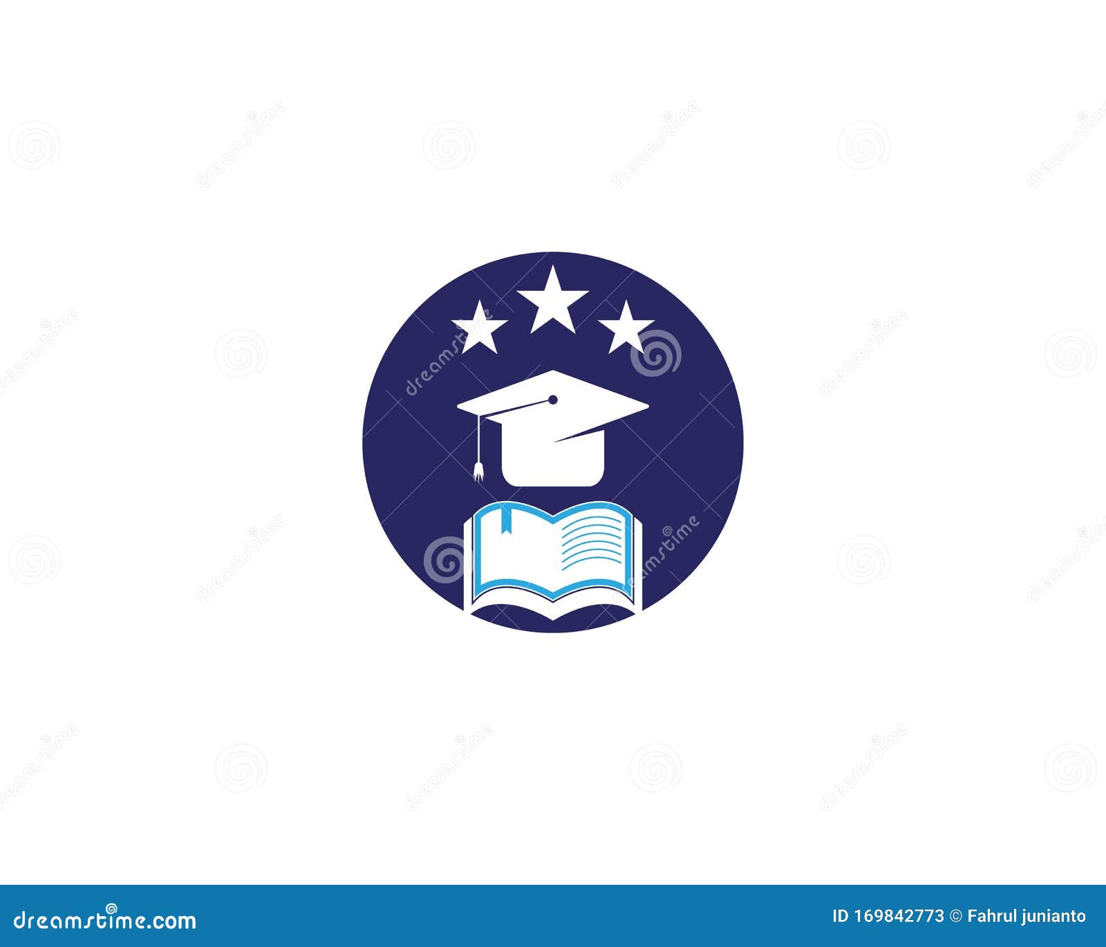 Star Education Logo Design Vector Stock Vector - Illustration of blue ...