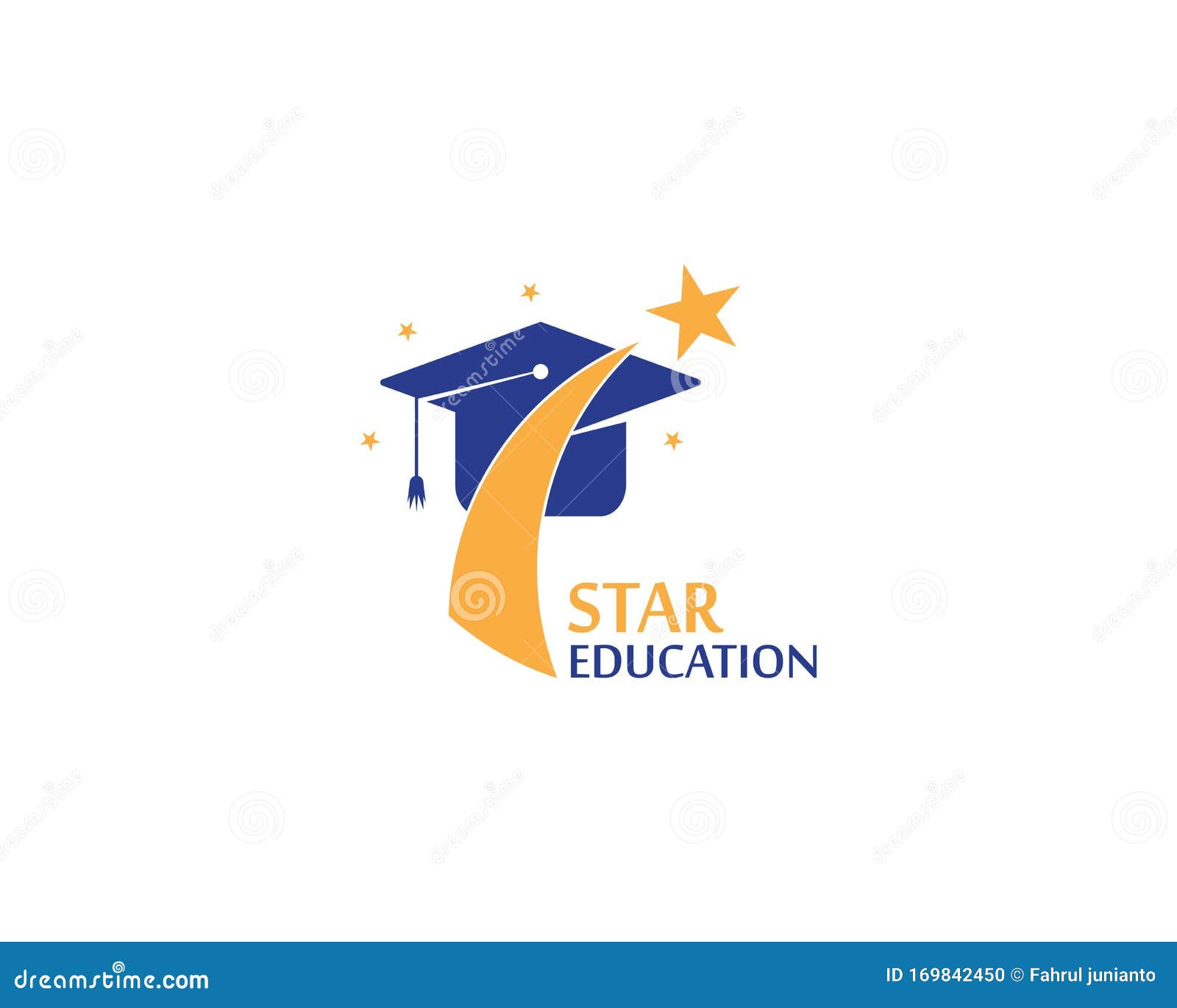 Star Education Logo Design Vector Stock Illustration - Illustration of ...