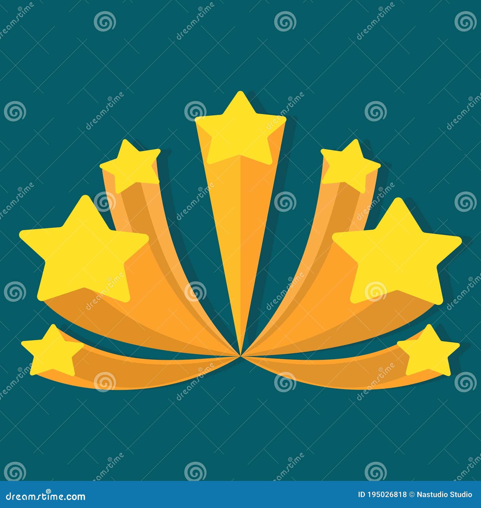 Star Effect. Fireworks. Stars Burst Elements on White Background. Star ...