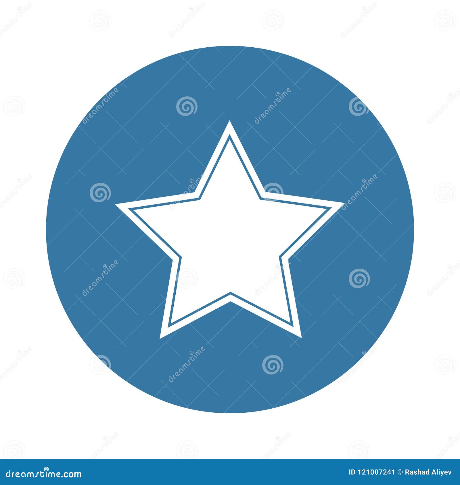 Star . Element of Web Icon in Badge Style Stock Illustration ...