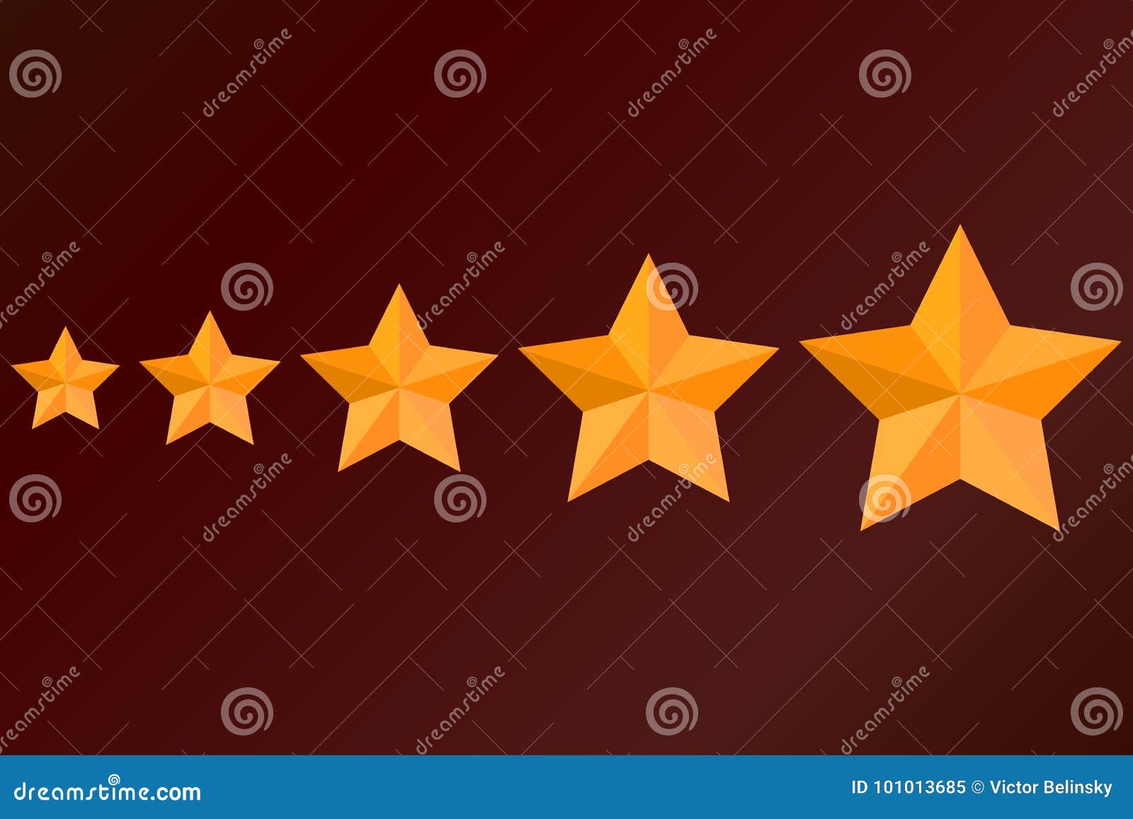 Star, Elite, Epaulettes, Status. Vector. a Set of Different Sizes ...