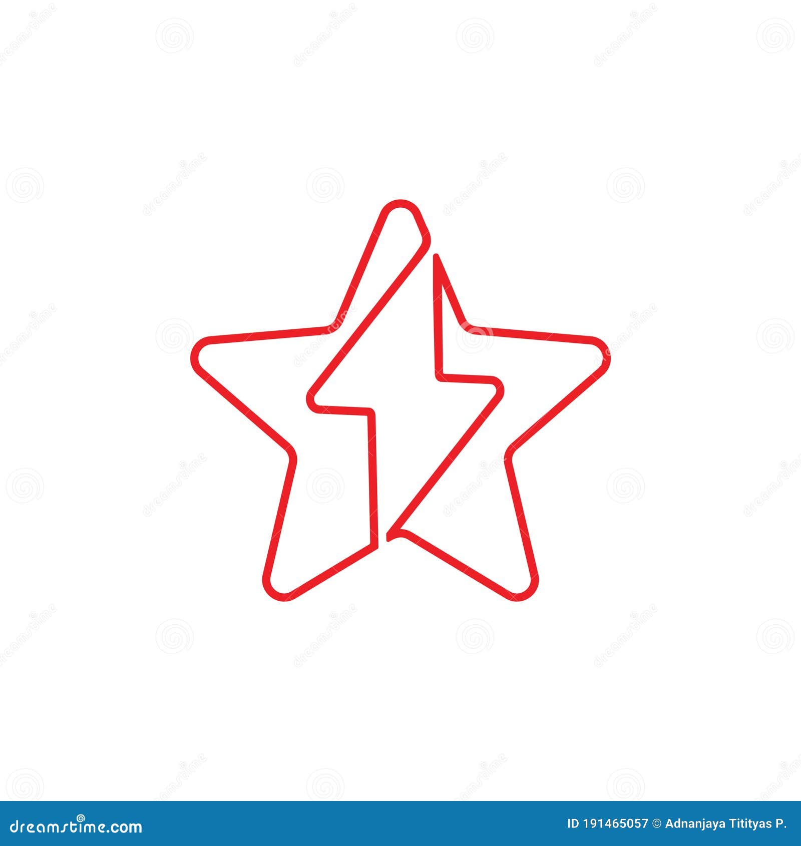Star Energy Flash Design Logo Vector Stock Vector - Illustration of ...