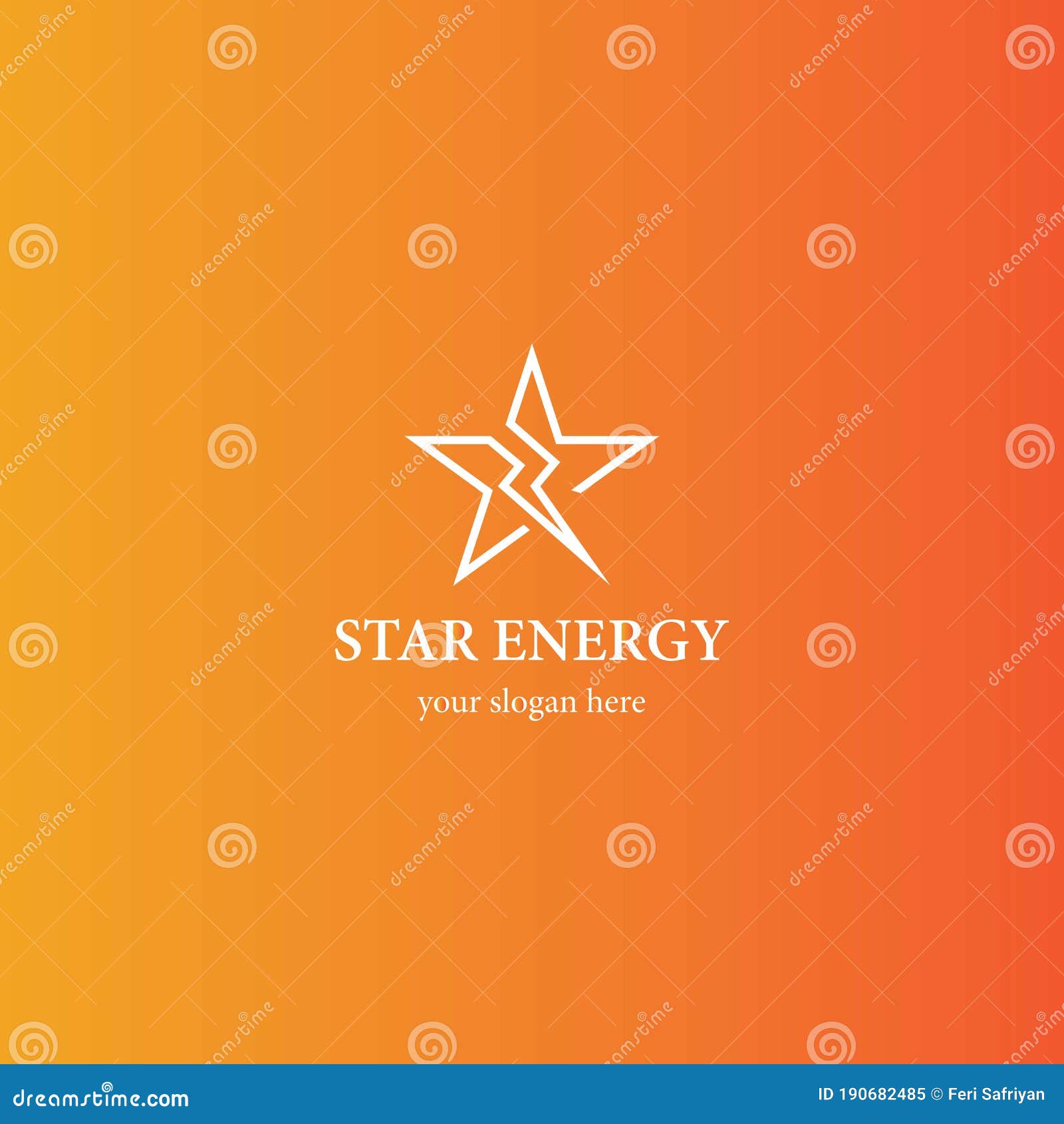Star energy logo vector stock illustration. Illustration of object ...