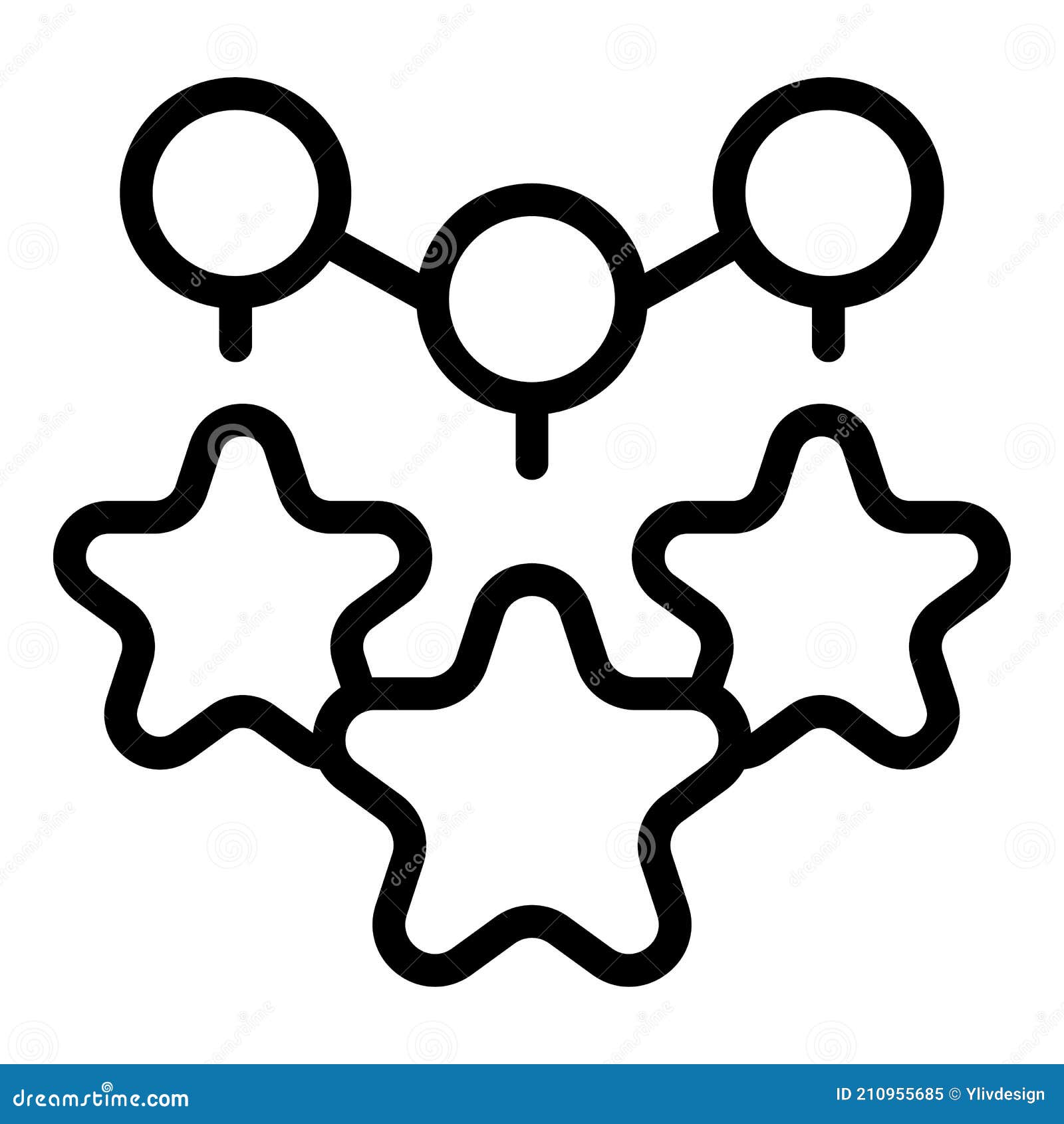 Star Experience Icon, Outline Style Stock Vector - Illustration of ...