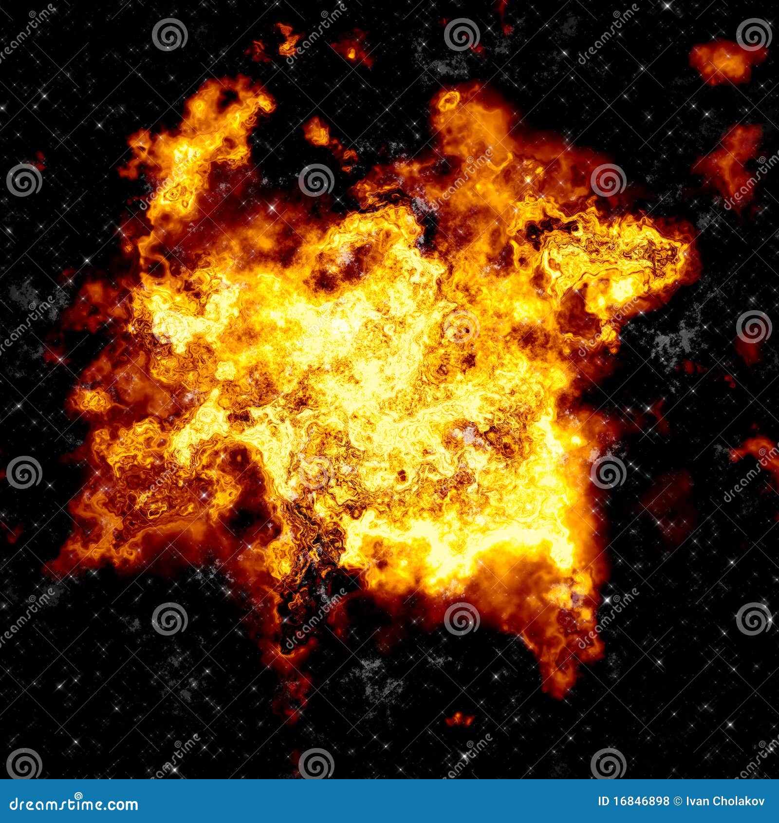 Star exploding stock illustration. Illustration of space - 16846898