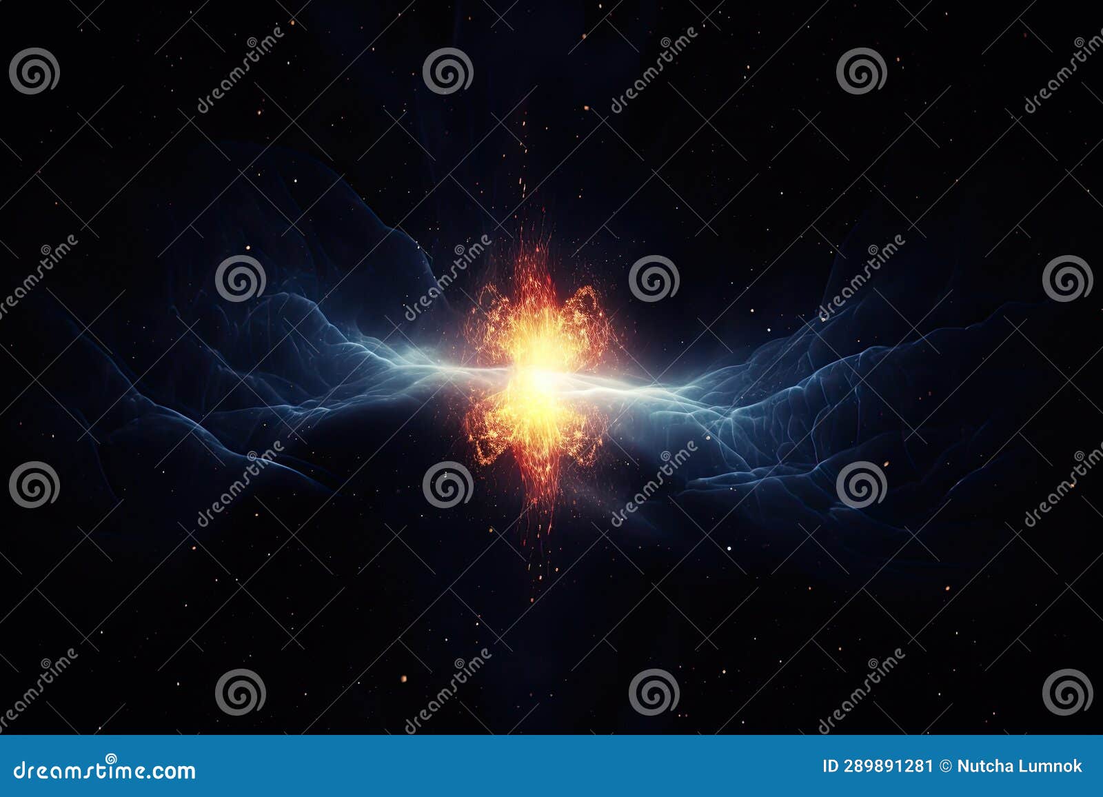 A Star S Explosion Heralds a Supernova, Representing the Timeless ...