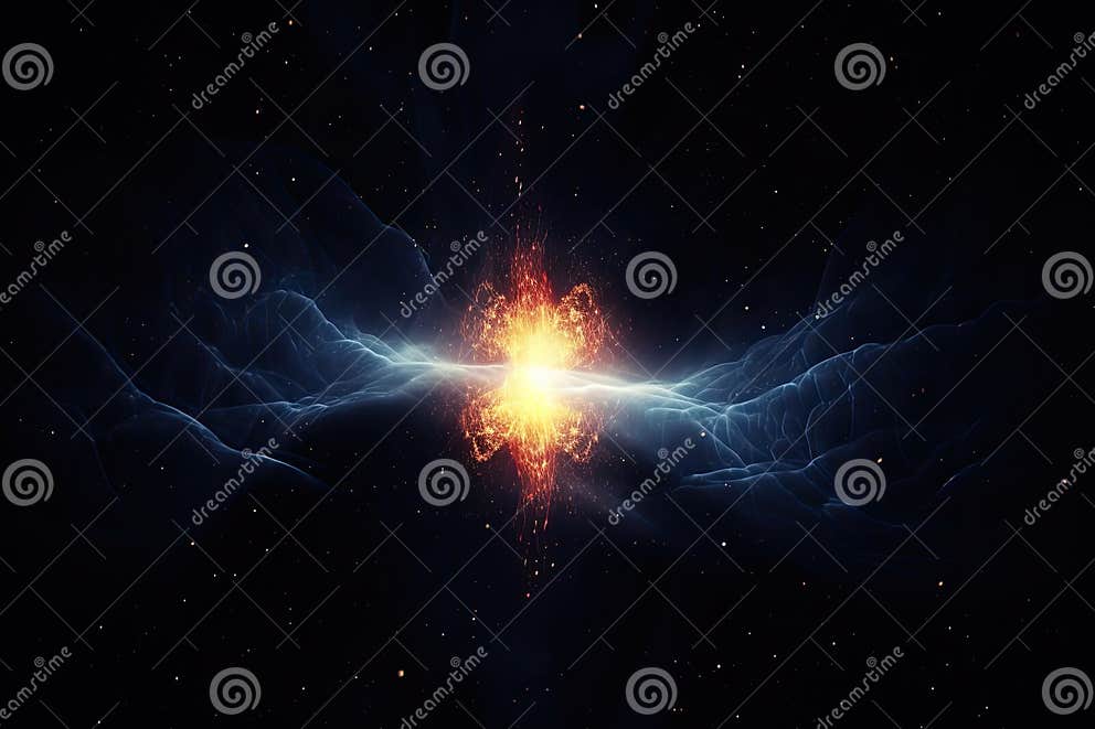 A Star S Explosion Heralds a Supernova, Representing the Timeless ...