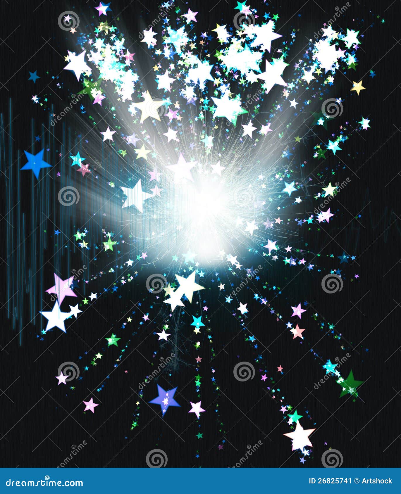 Star explosion stock illustration. Illustration of exploding - 26825741