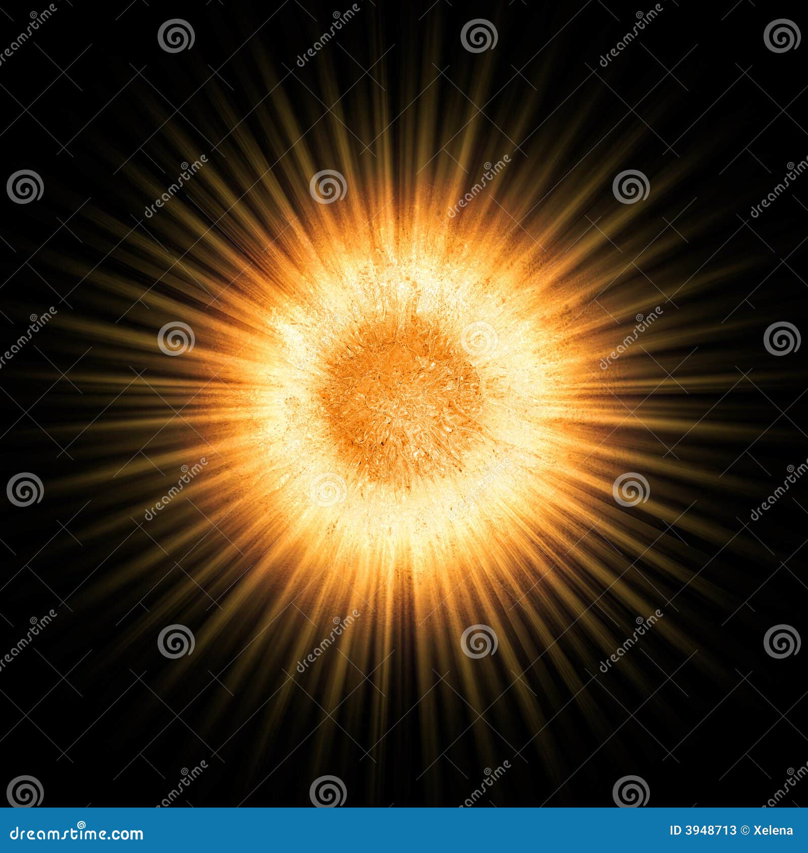 Star explosion stock illustration. Illustration of burning - 3948713