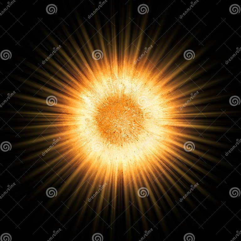 Star explosion stock illustration. Illustration of burning - 3948713