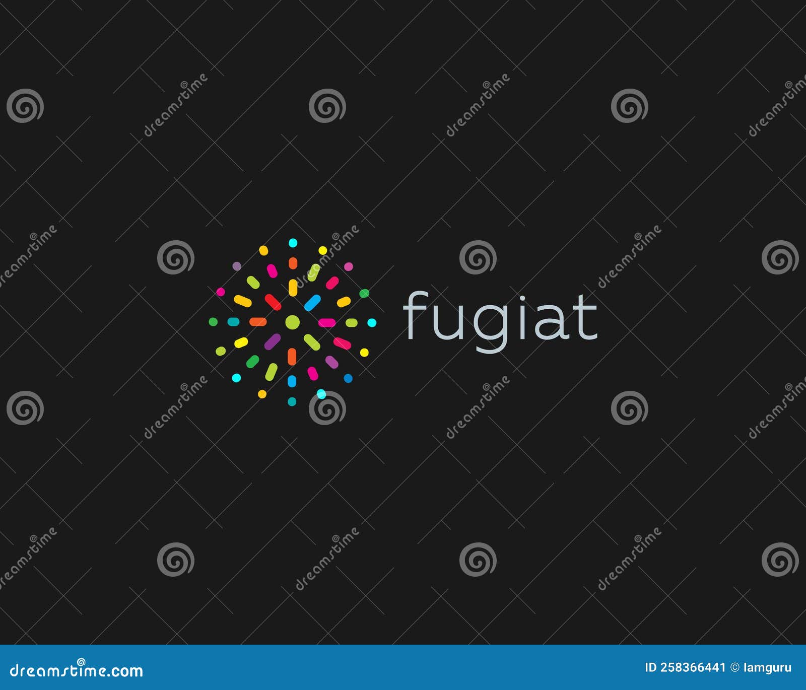Star Explosion Logo. Starburst Icon. Abstract Flower Logotype. Vector ...