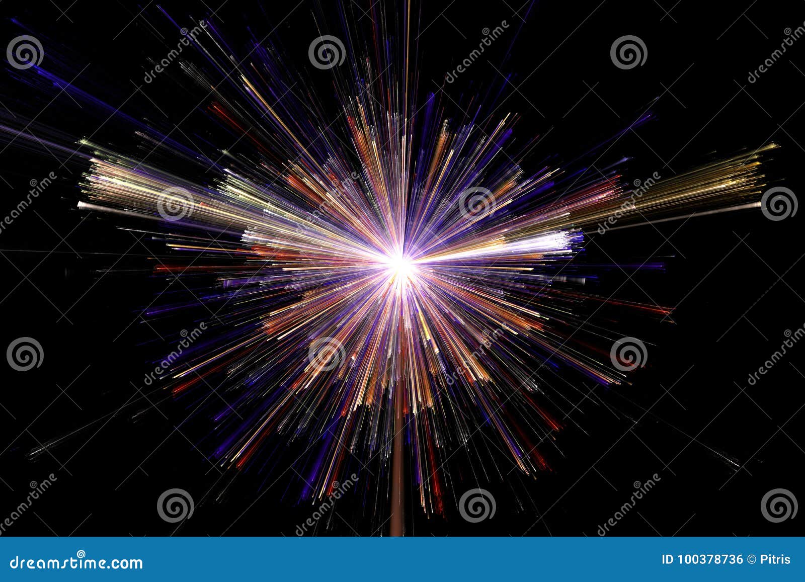 Star Explosion with Particles Explosion, Light, Burst Stock ...