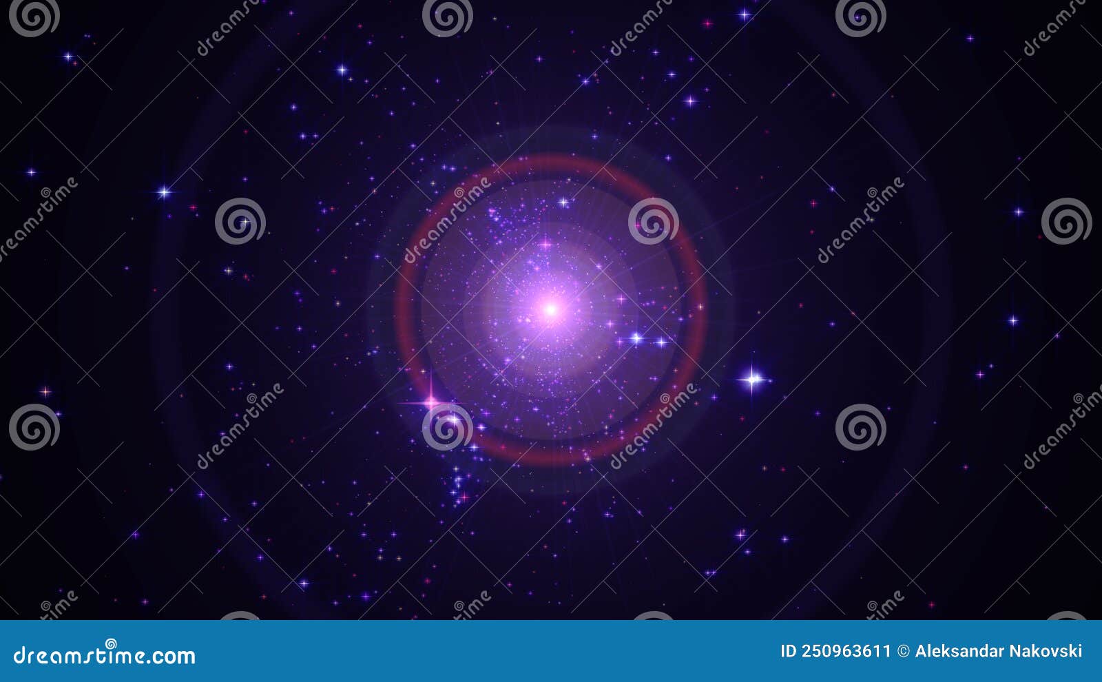 Star Explosion in Space, Star Ray Stock Illustration - Illustration of ...