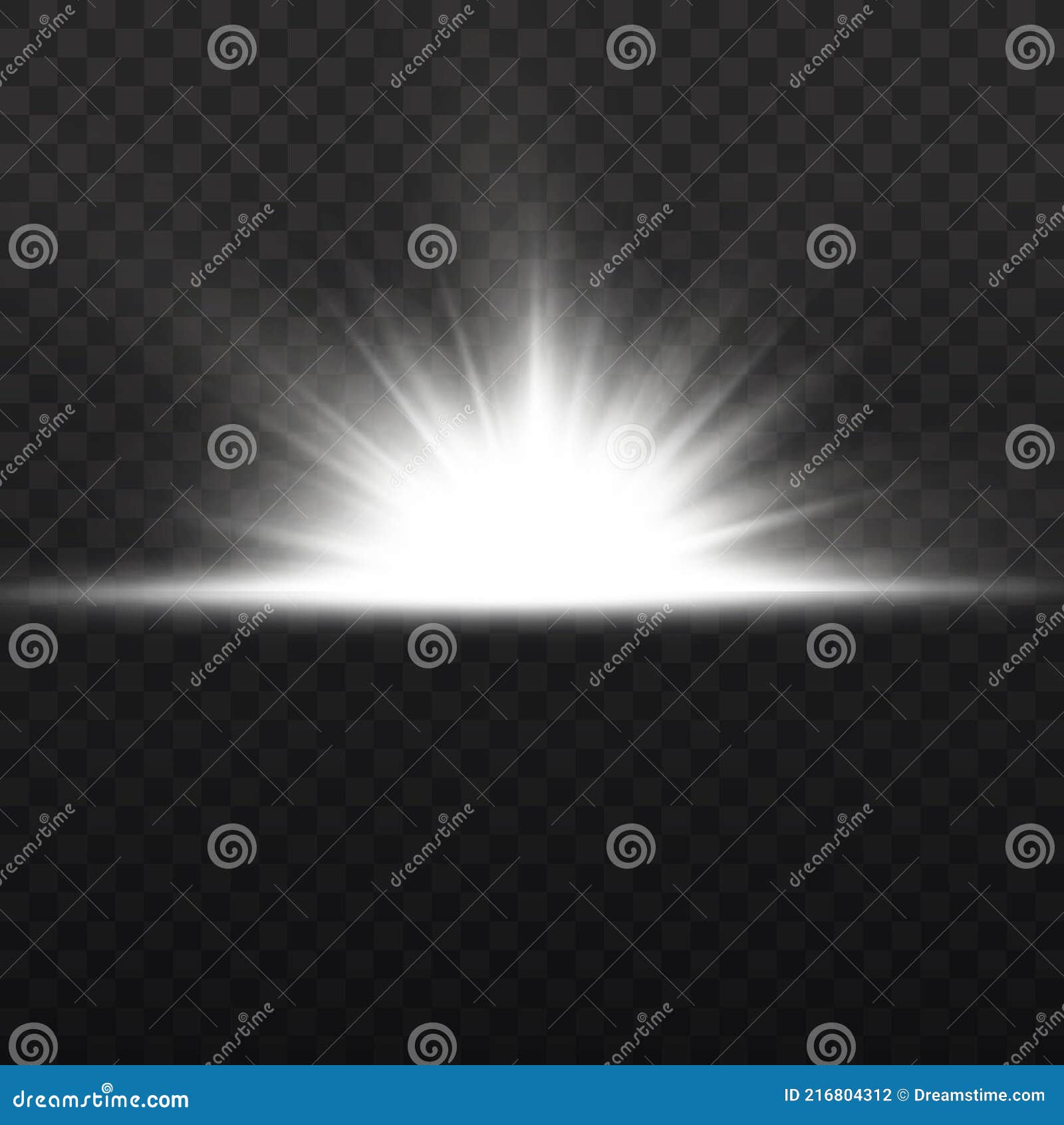 Star Explosion, White Glow Lights Sun Rays. Stock Vector - Illustration ...
