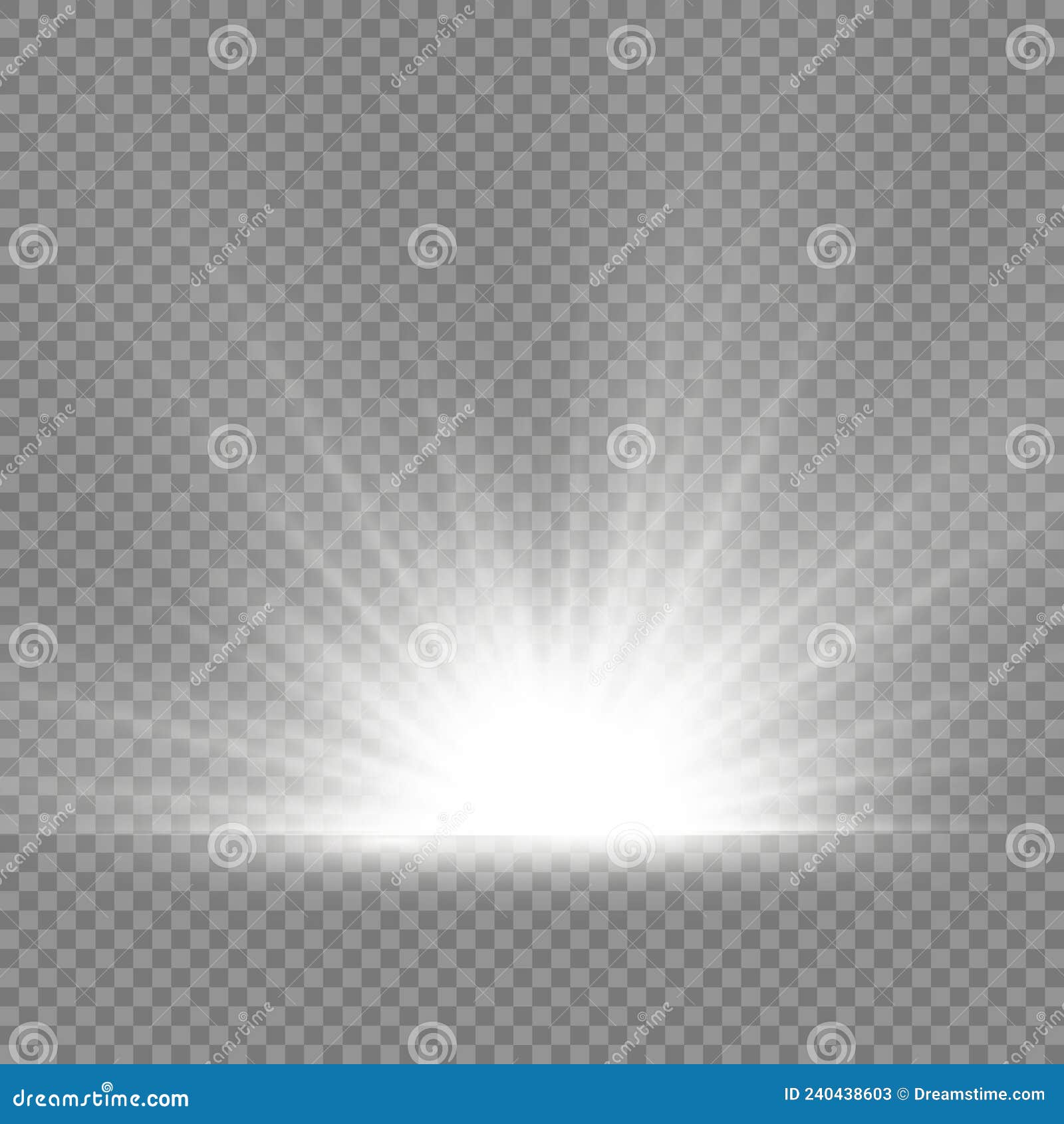 Star Explosion, White Glow Lights Sun Rays. Stock Vector - Illustration ...