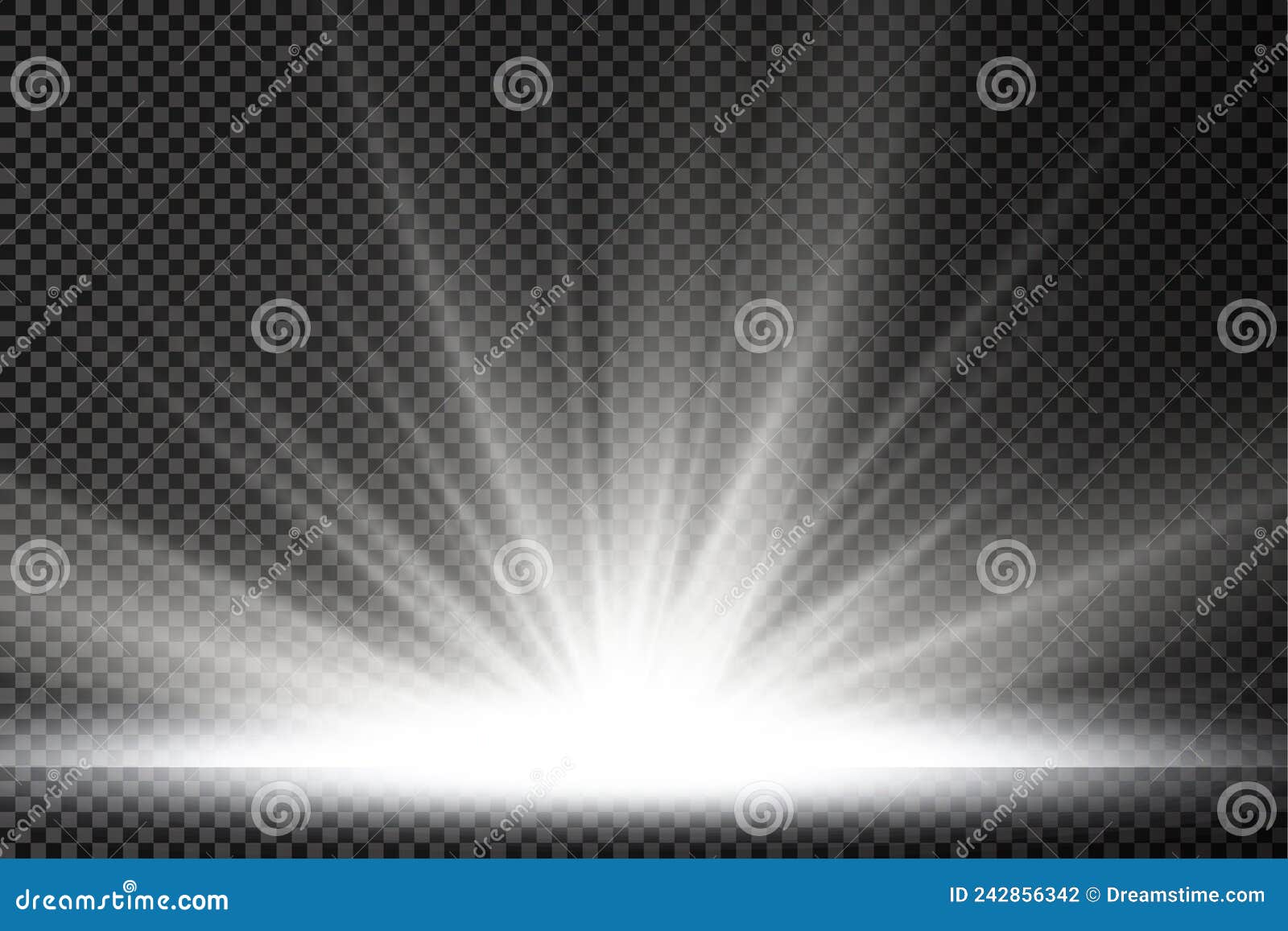 Star Explosion, White Glow Lights Sun Rays. Stock Vector - Illustration ...