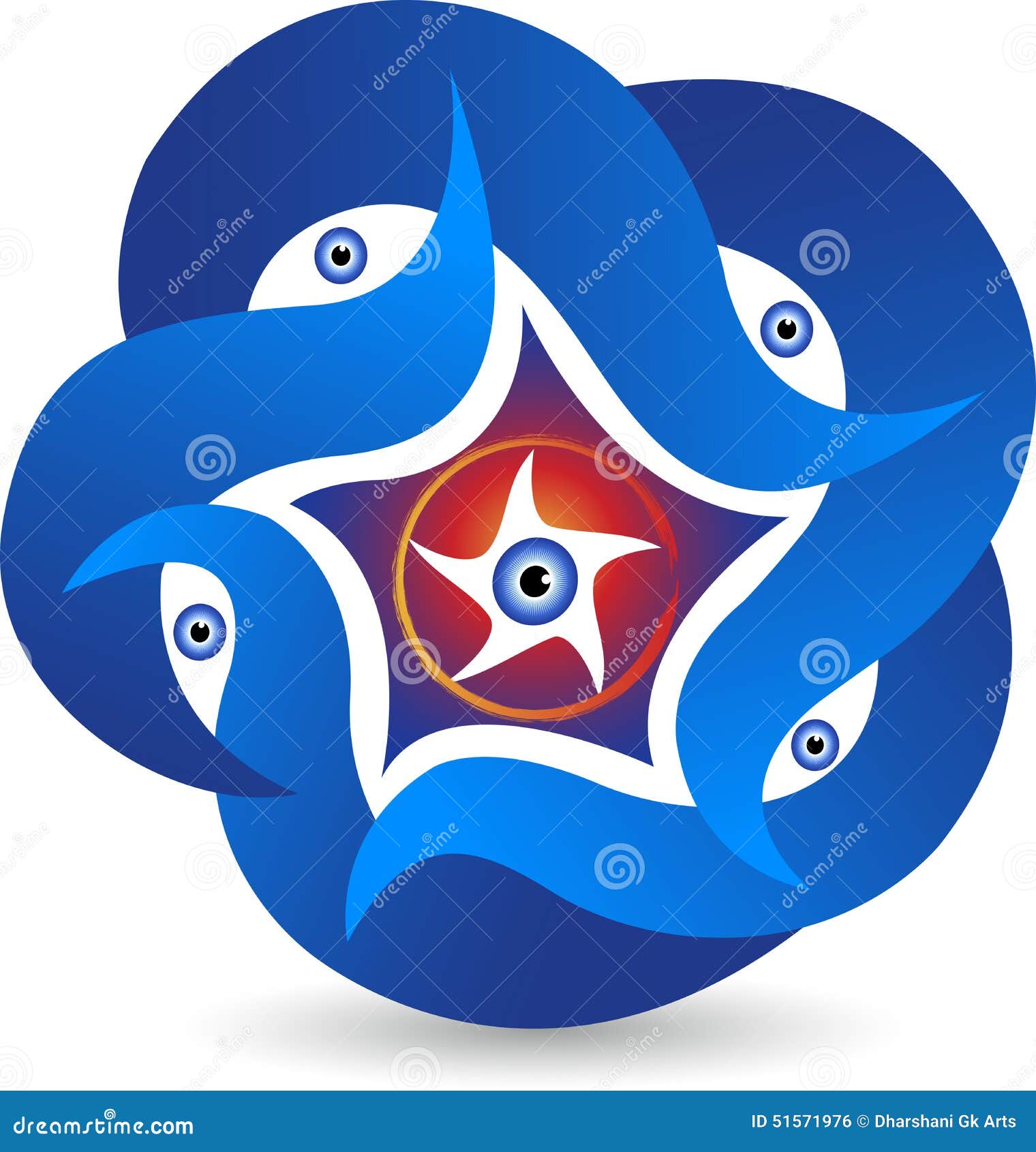 Star eye logo stock vector. Illustration of pure, care - 51571976