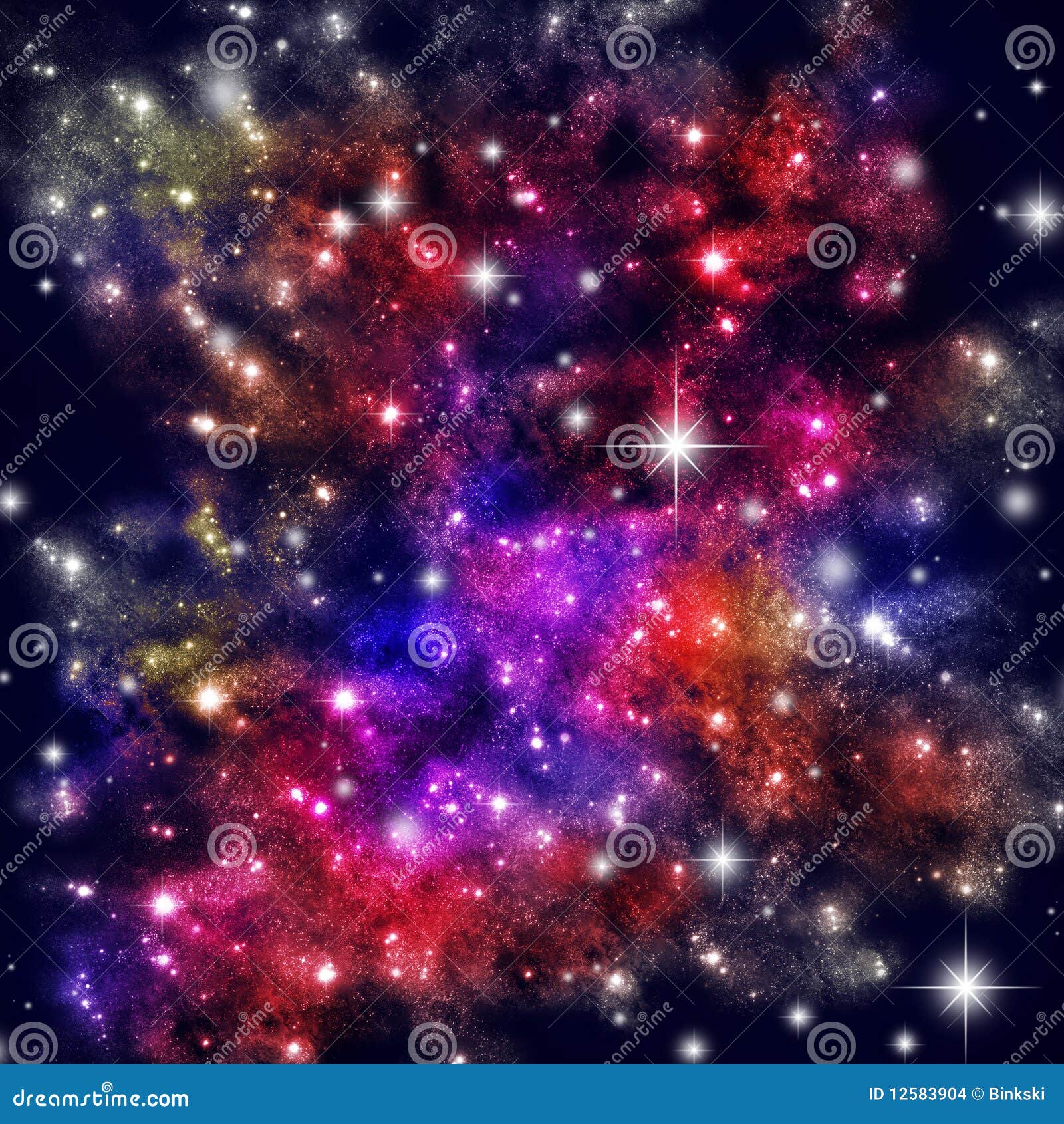 Star-field stock illustration. Illustration of twinkle - 12583904
