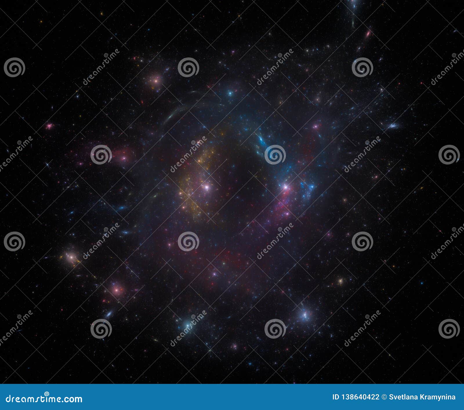 Starry Outer Space Background Texture . Star Filled Night Sky ...