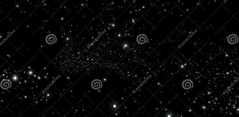 Star field 3d illustration stock illustration. Illustration of design ...