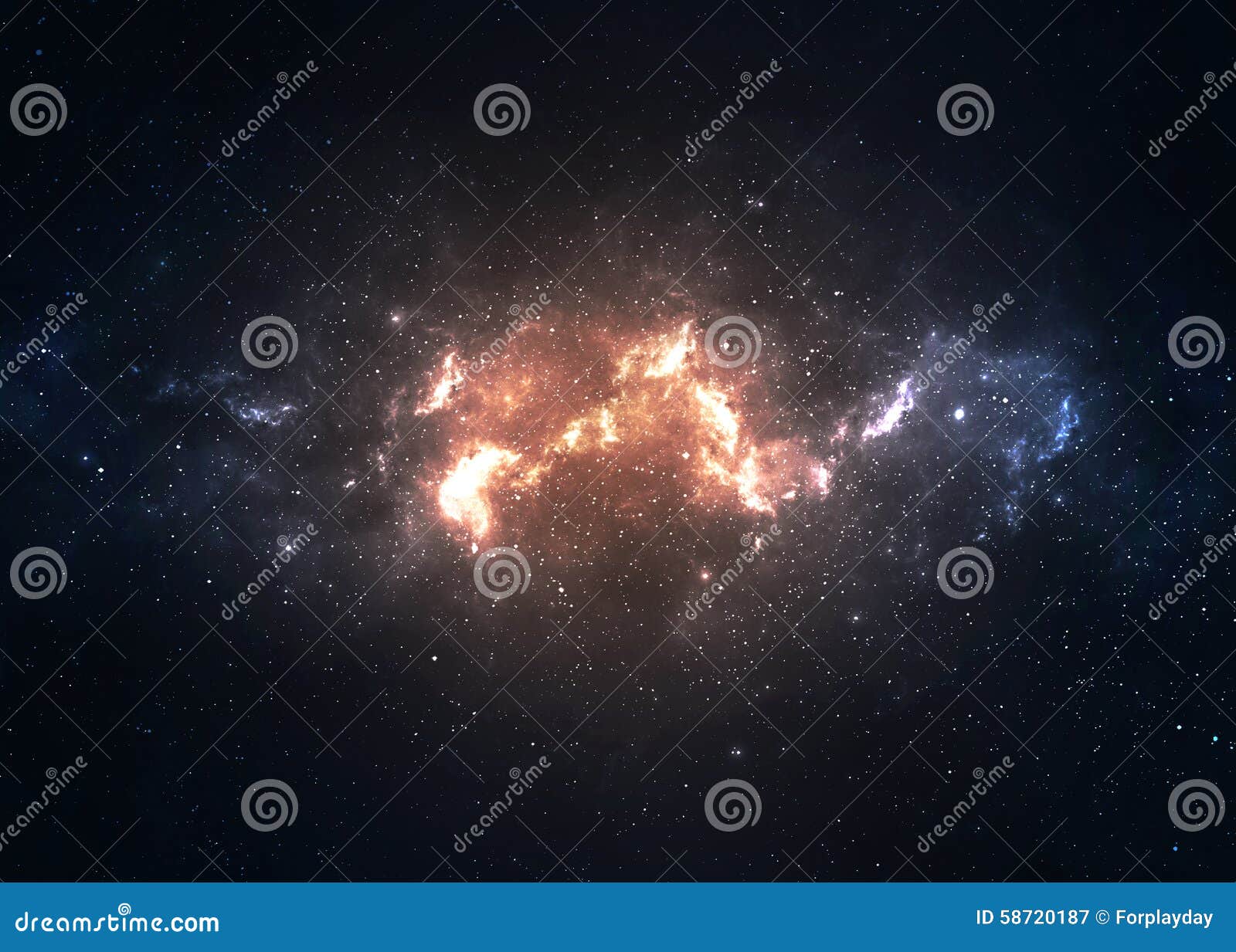 Star Field in Deep Space Many Light Years Far Stock Image - Image of ...