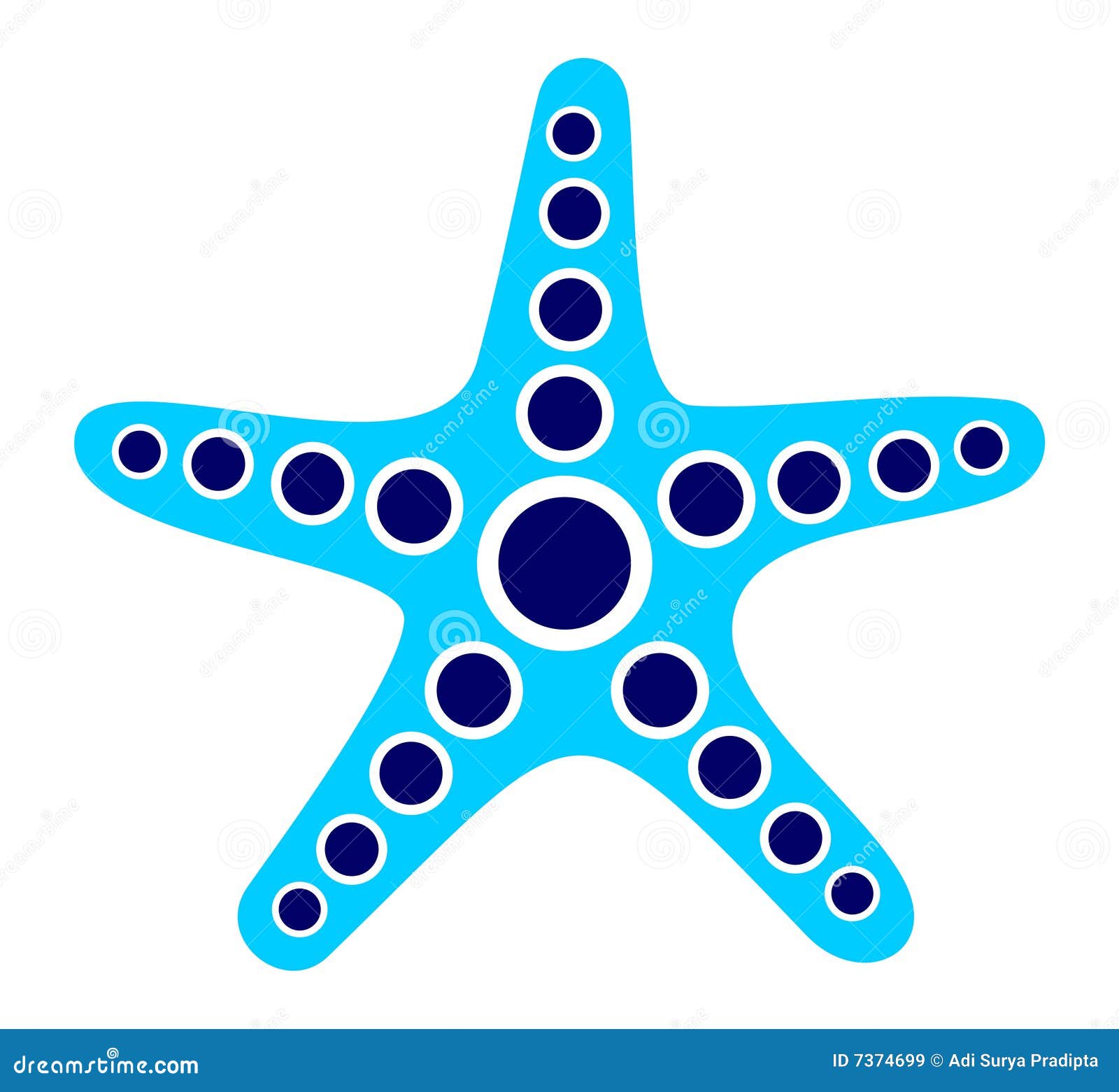 Star Fish Logo Vector Illustration | CartoonDealer.com #182662394