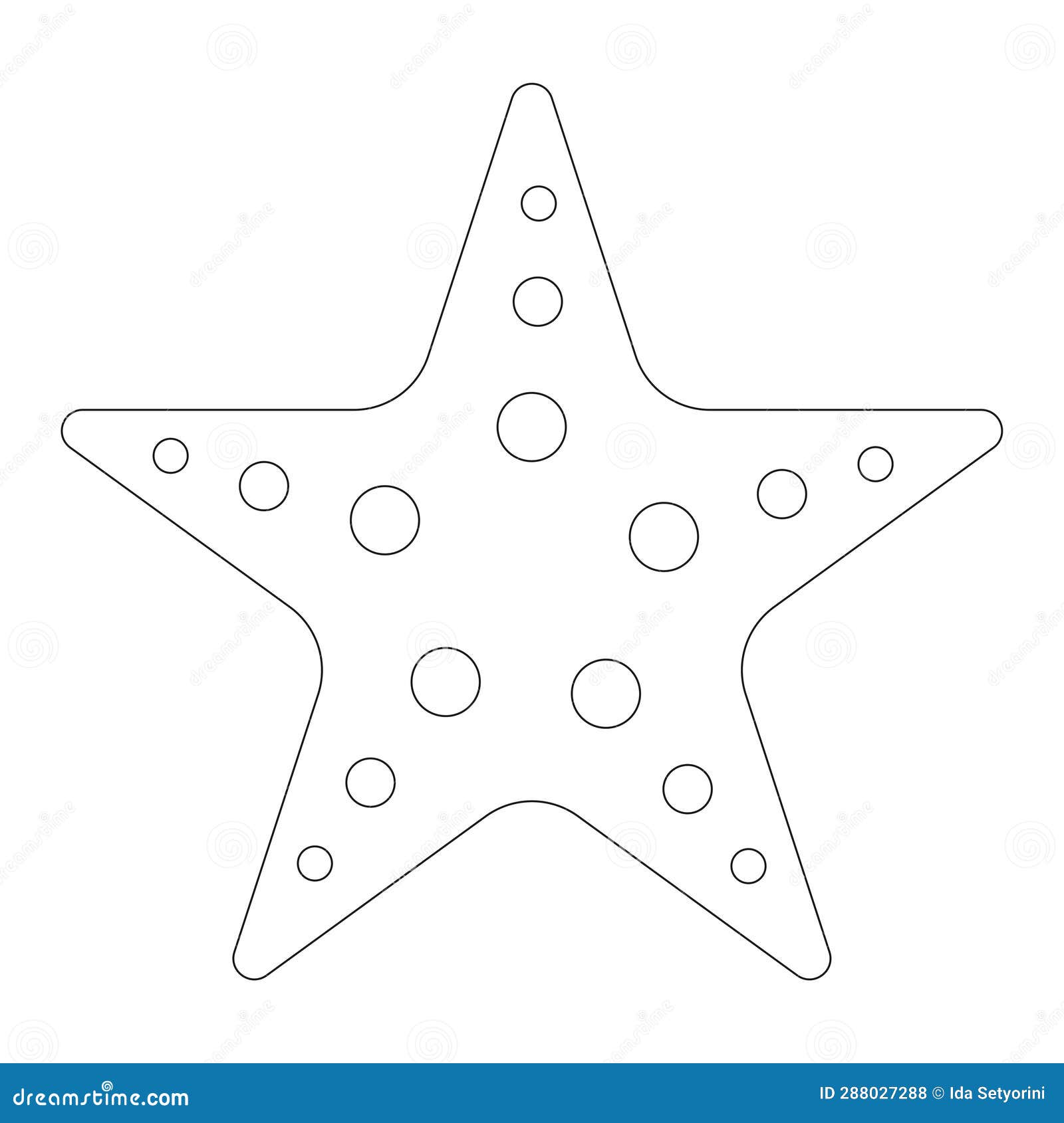 Star fish icon vector stock illustration. Illustration of invertebrate ...