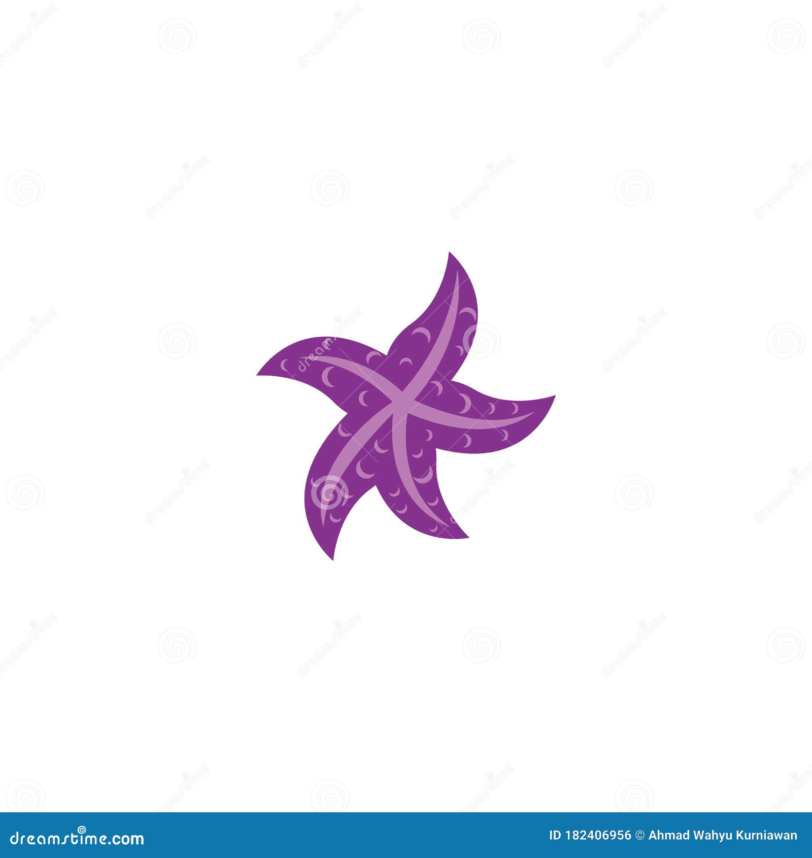 Star fish logo stock vector. Illustration of underwater - 182406956