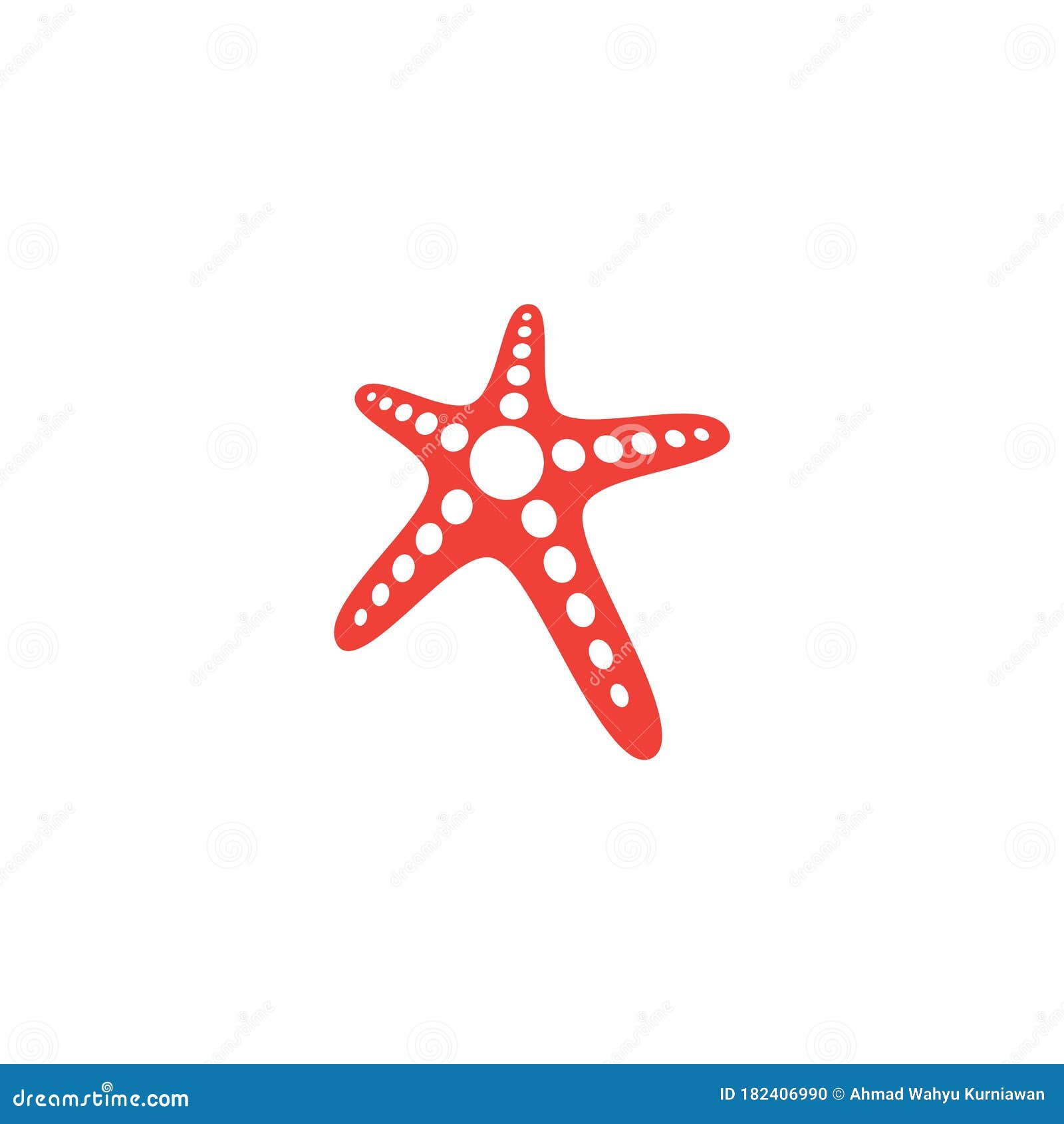 Star fish logo stock vector. Illustration of fish, travel - 182406990