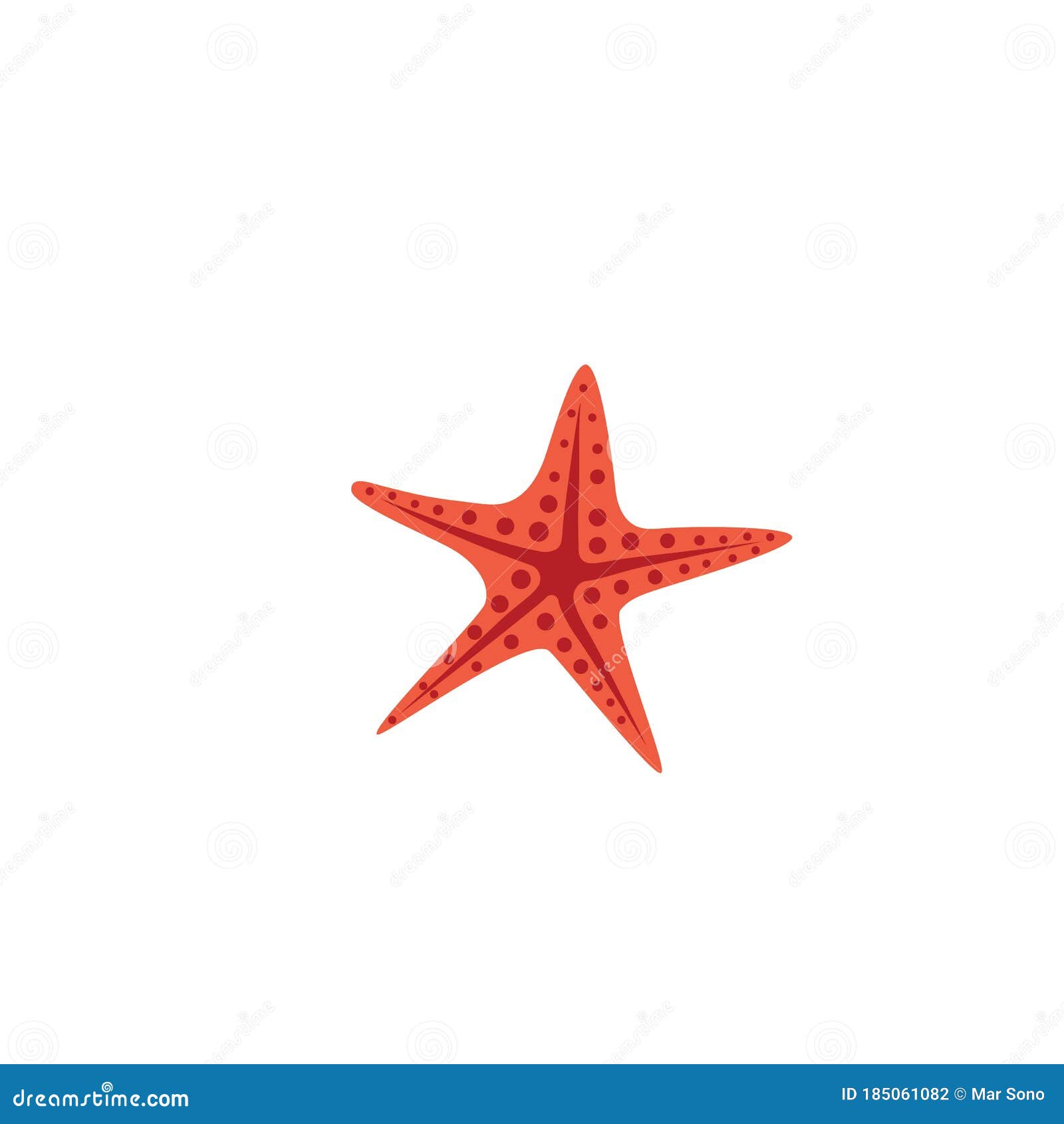 Star Fish Logo Vector Flat Design Stock Vector - Illustration of ...