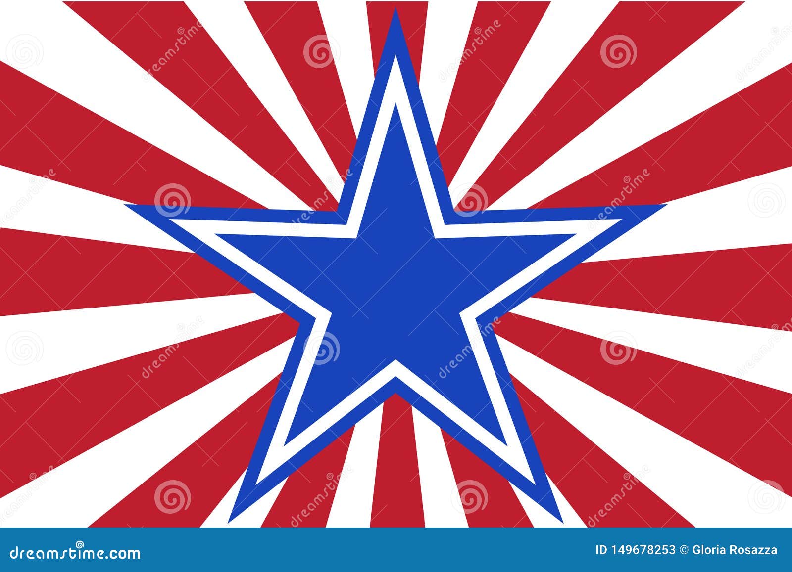 Star flag logo background stock vector. Illustration of drawing - 149678253