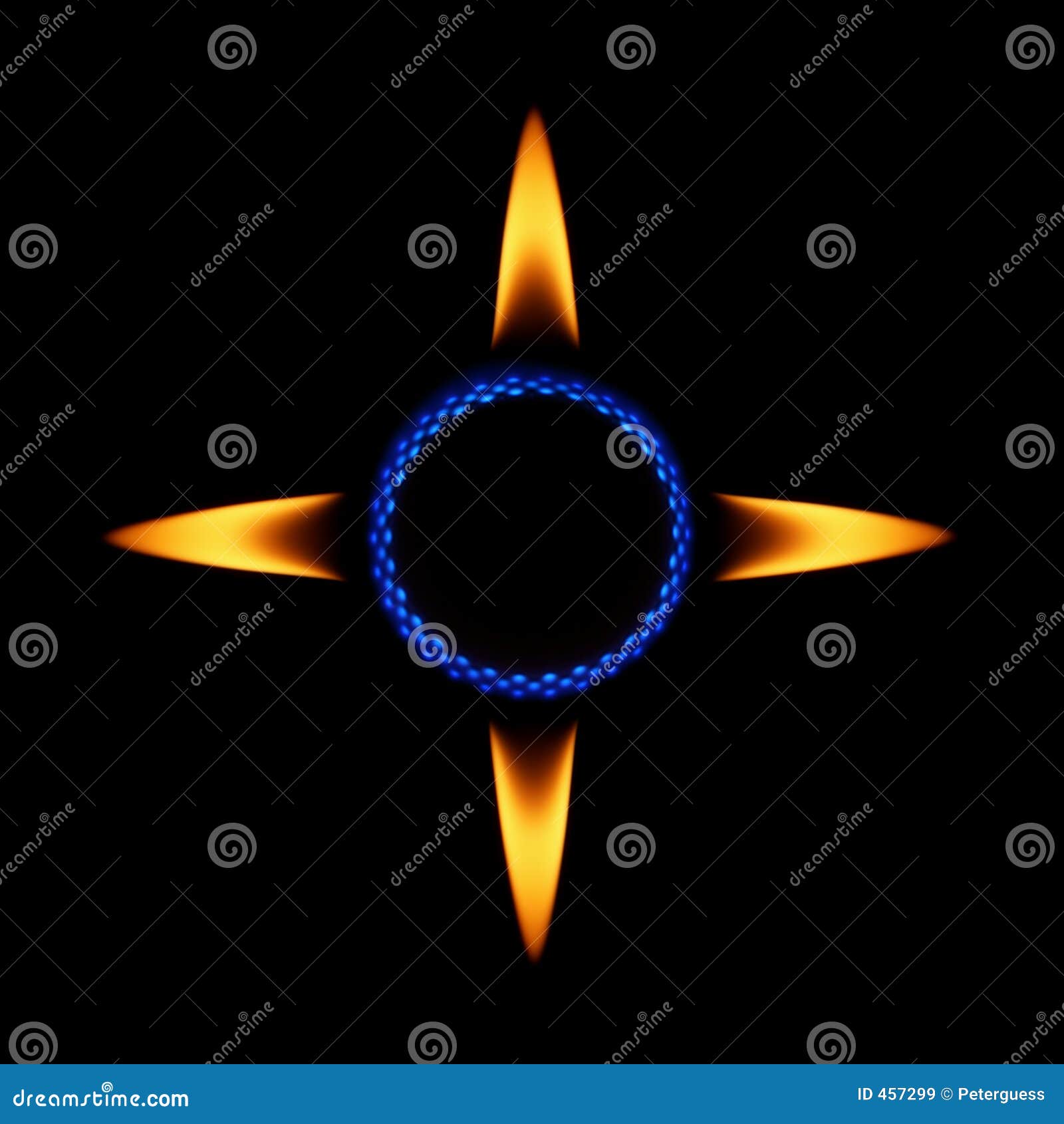 Star Flames 1 stock illustration. Illustration of pattern - 457299