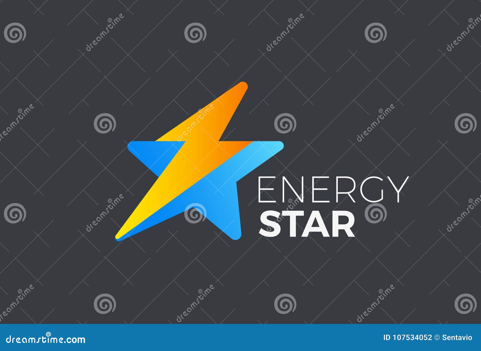Star Flash Thunderbolt Logo Vector. Speed Energy L Stock Vector ...
