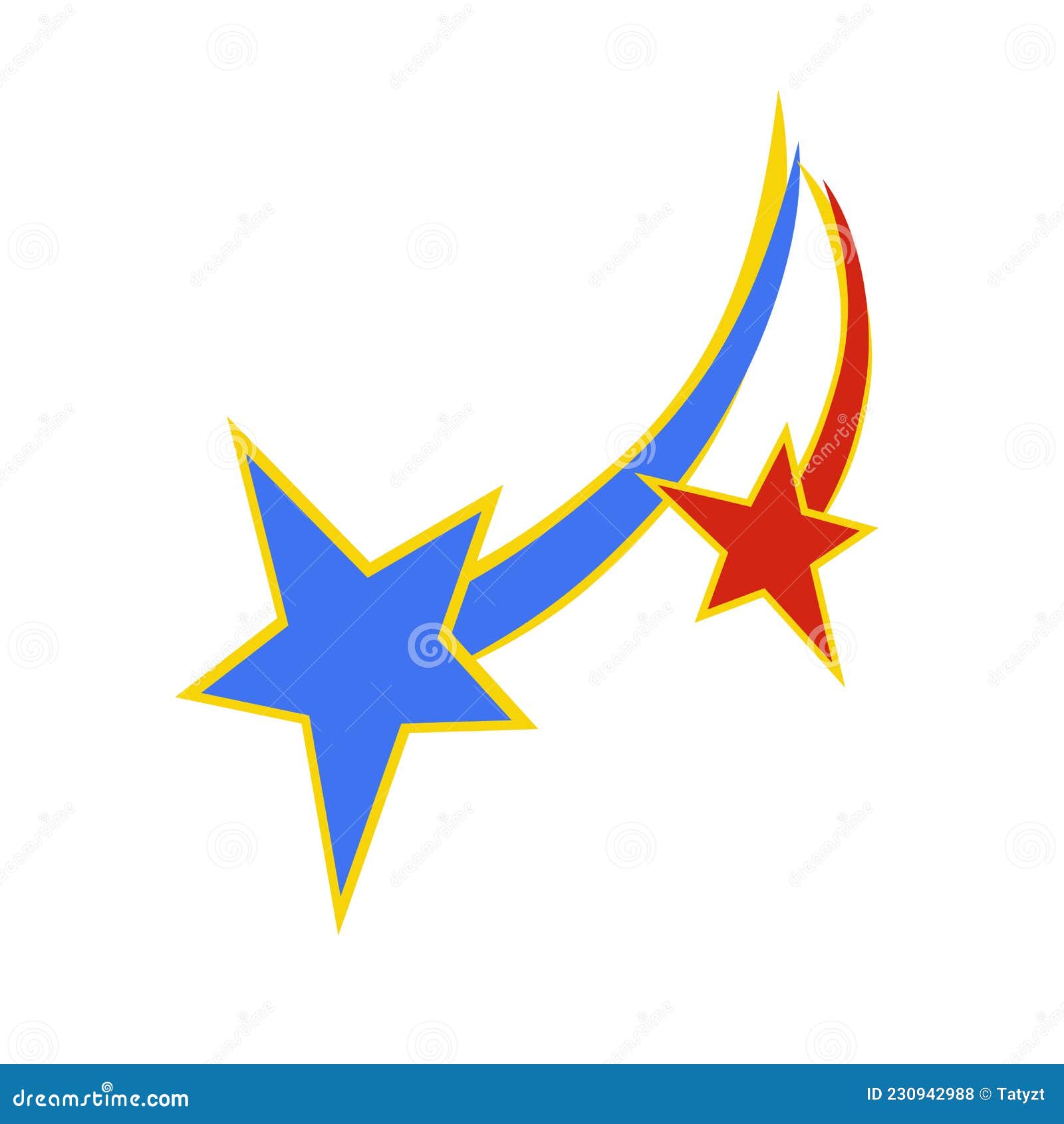 Star, Flat Icon Logo. Isolated on White Background Vector Illustration ...